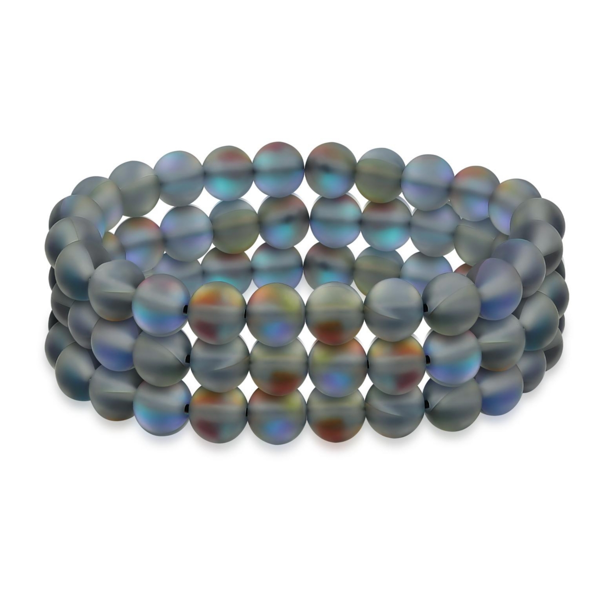 Click here for Bling Jewelry Stackable Set Of 3 Natural Stone Rou... prices