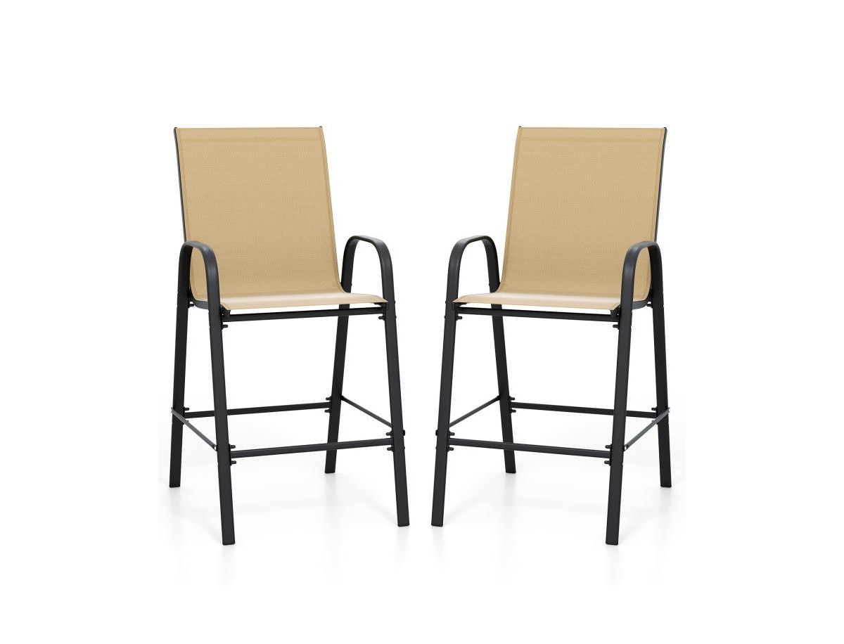 Click here for Slickblue Set of 2 Outdoor 29" Fabric Bar Sto... prices