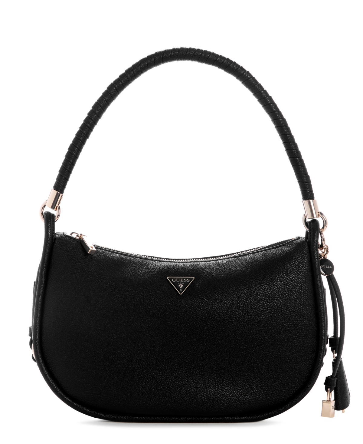 Click here for Guess Danya Medium Hobo Shoulder Bag - Black prices