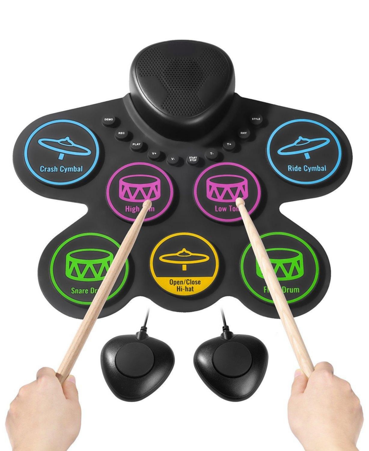 Click here for Mecale Roll-Up Electronic Drum Set Portable Drum P... prices