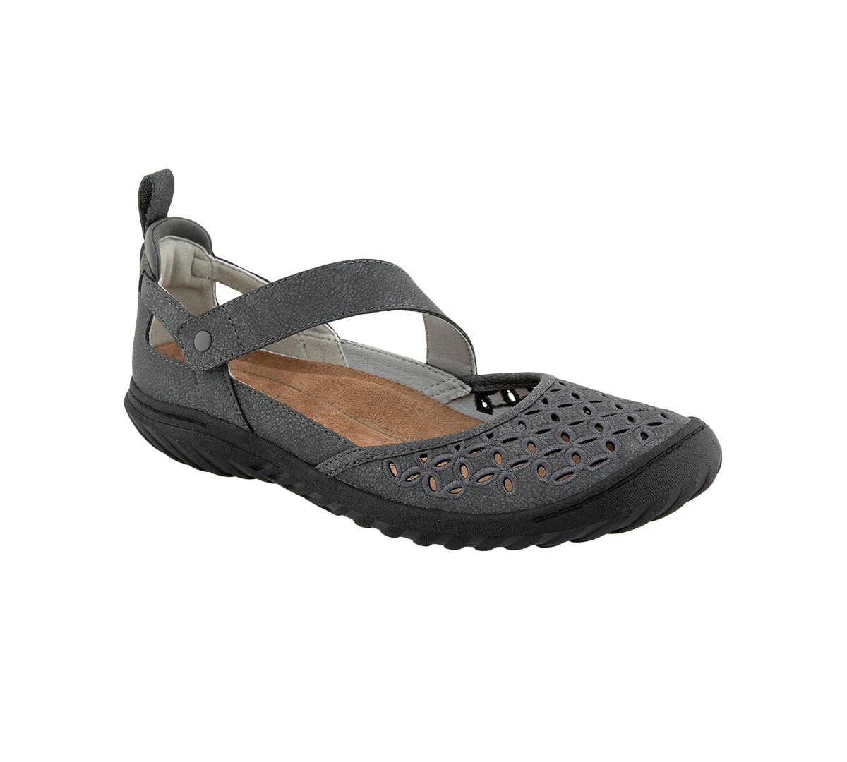 Click here for Jbu Womens Bianca Mary Jane Round Toe Flats - Char... prices