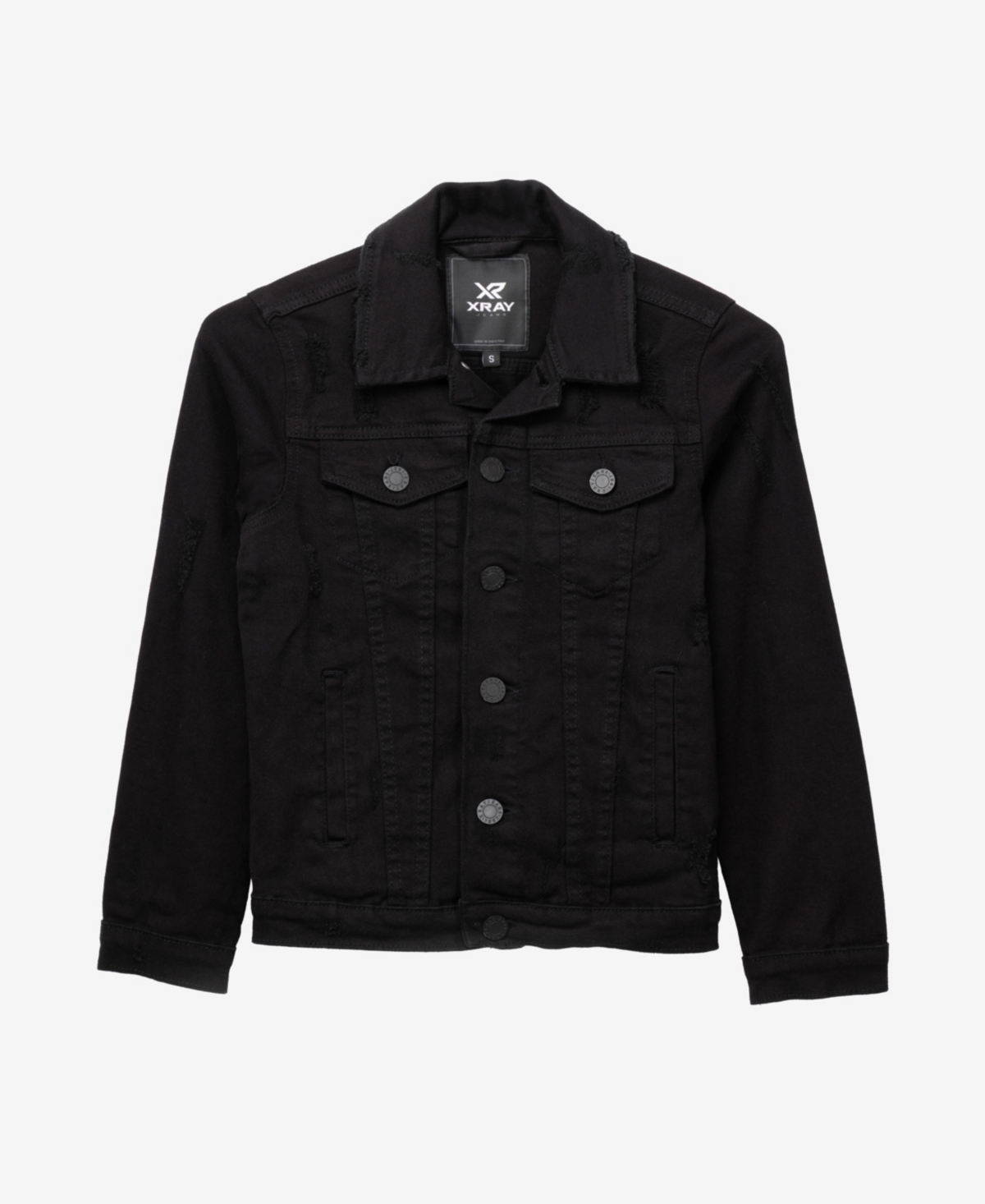 Click here for Xray Boys 8 - 20 Trucker Denim Jacket - Jet black prices