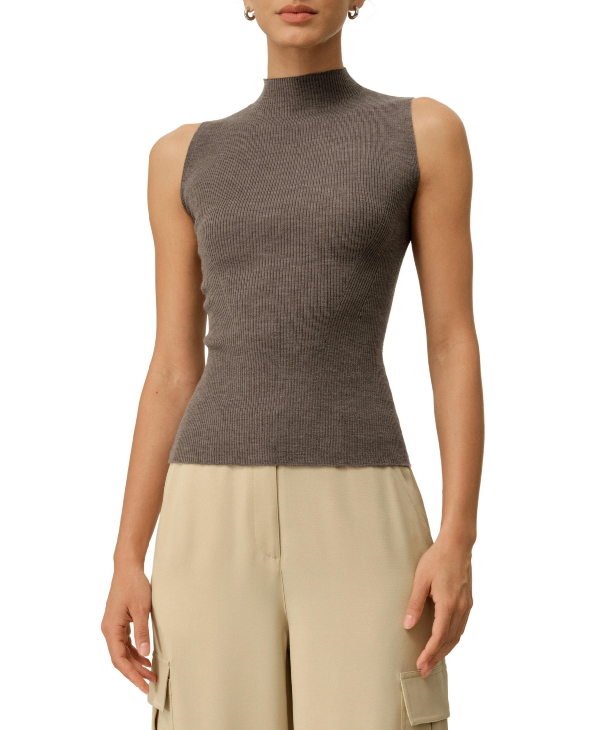 Click here for Lilysilk Womens Seamless Knit Washable-Wool Vest -... prices