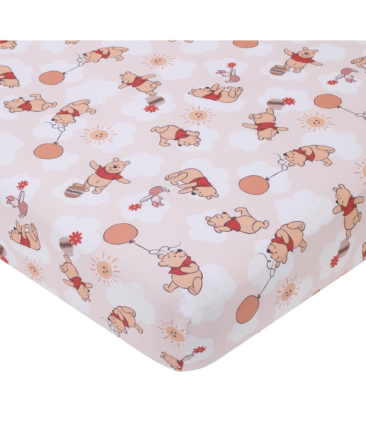 Click here for NoJo Baby Disney Winnie the Pooh Tan  Red  and Whi... prices