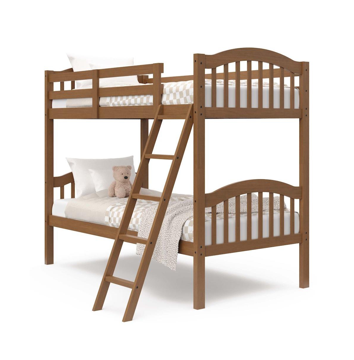 Click here for Storkcraft Long Horn Twin-Over-Twin Bunk Bed (Haze... prices