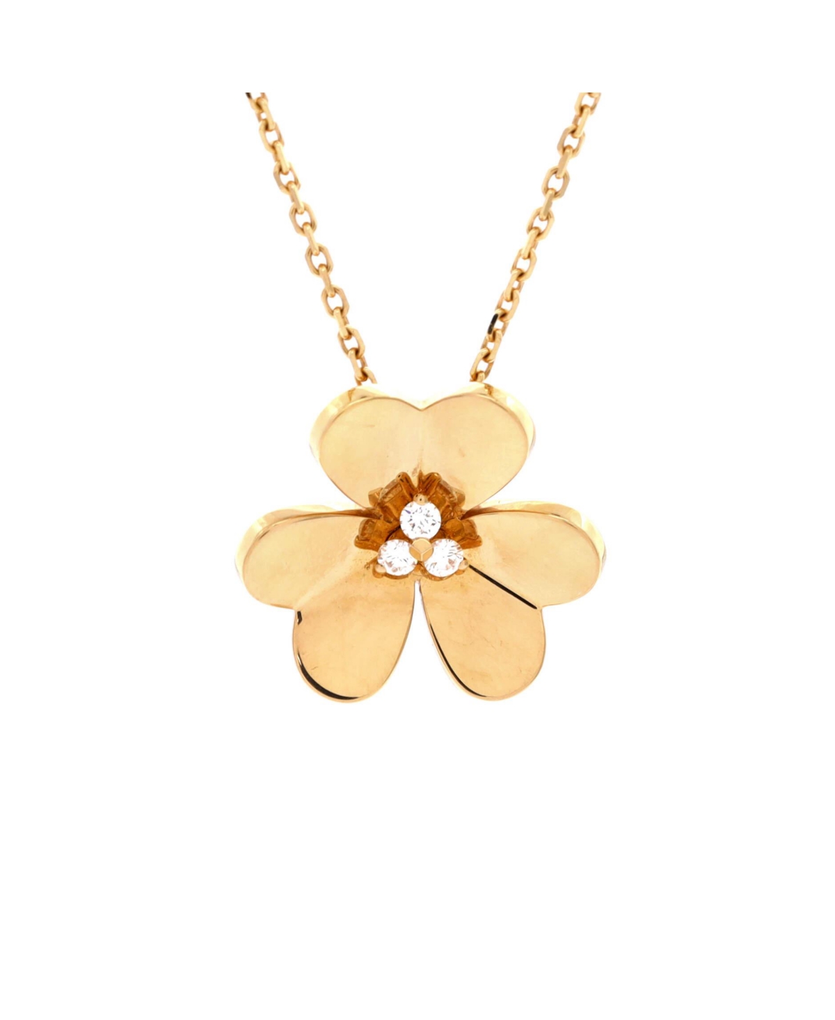 Click here for Pre-Owned Van Cleef & Arpels Frivole Pendant Neckl... prices