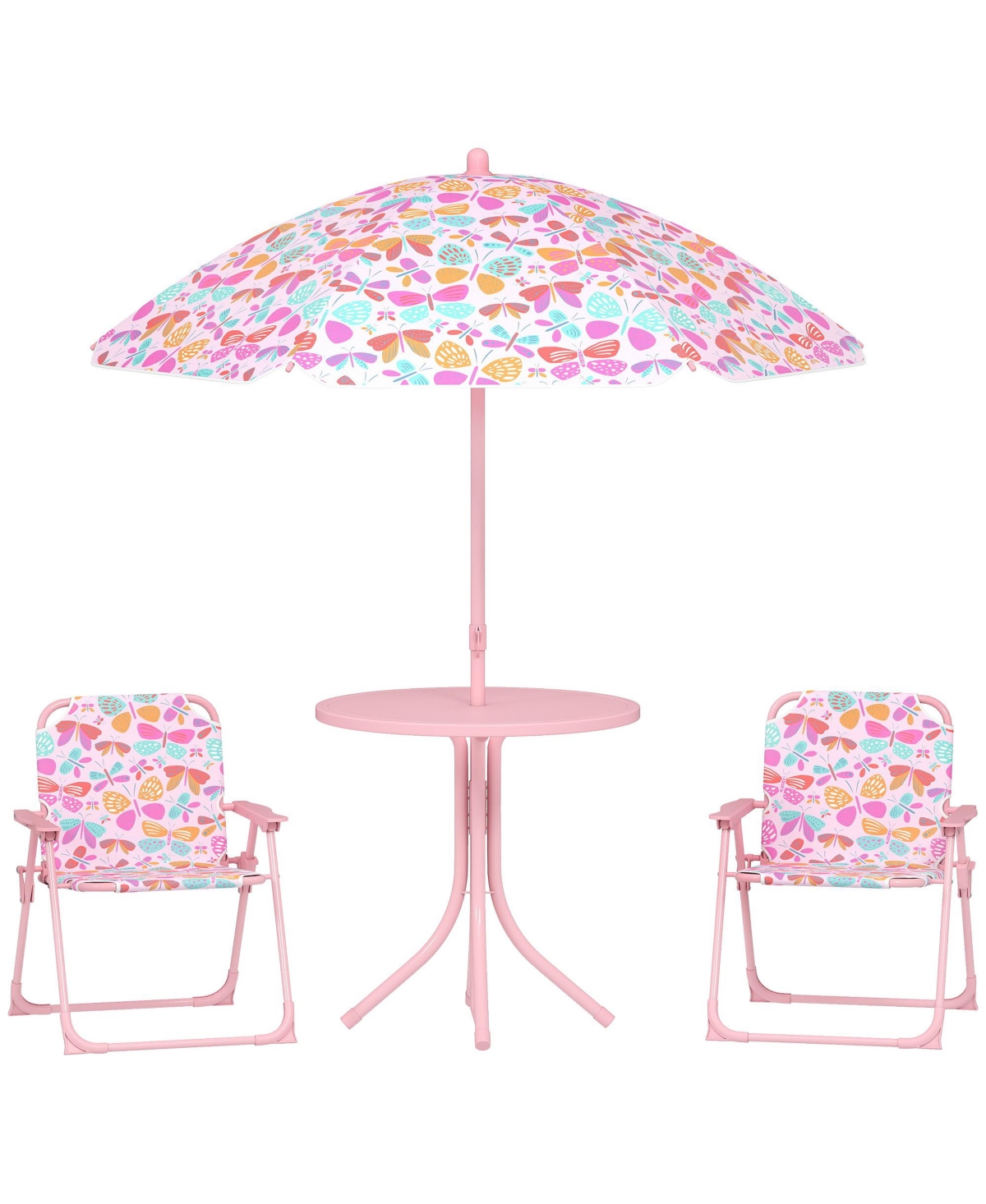 Click here for Qaba Kids Picnic Table and Chair Set  Outdoor Tabl... prices