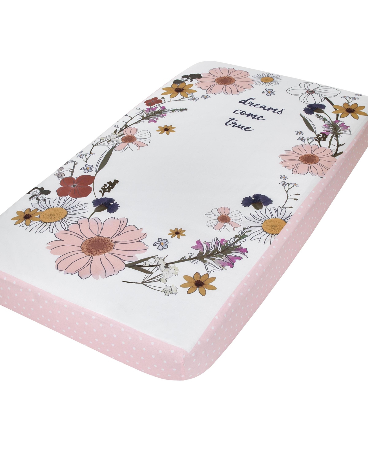 Click here for NoJo Keep Blooming Pink  White  Purple and Gold Dr... prices