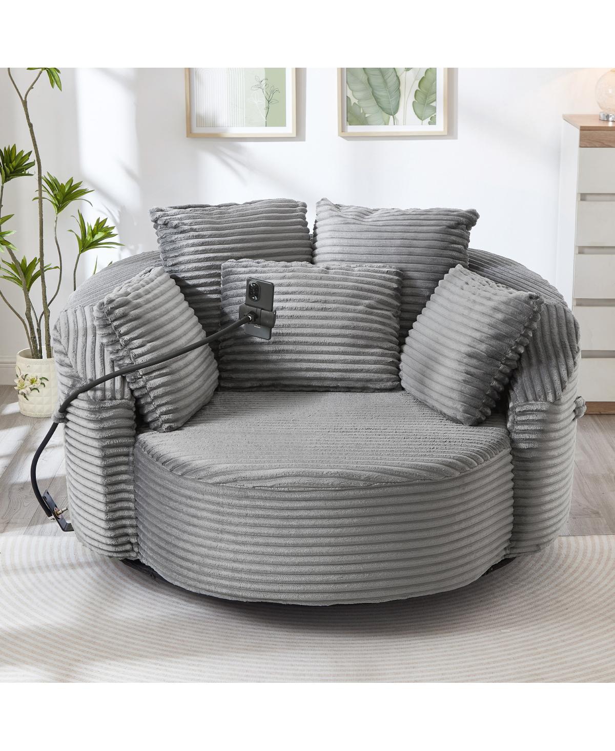 Click here for Streamdale Furniture360° Swivel Corduroy Acce... prices