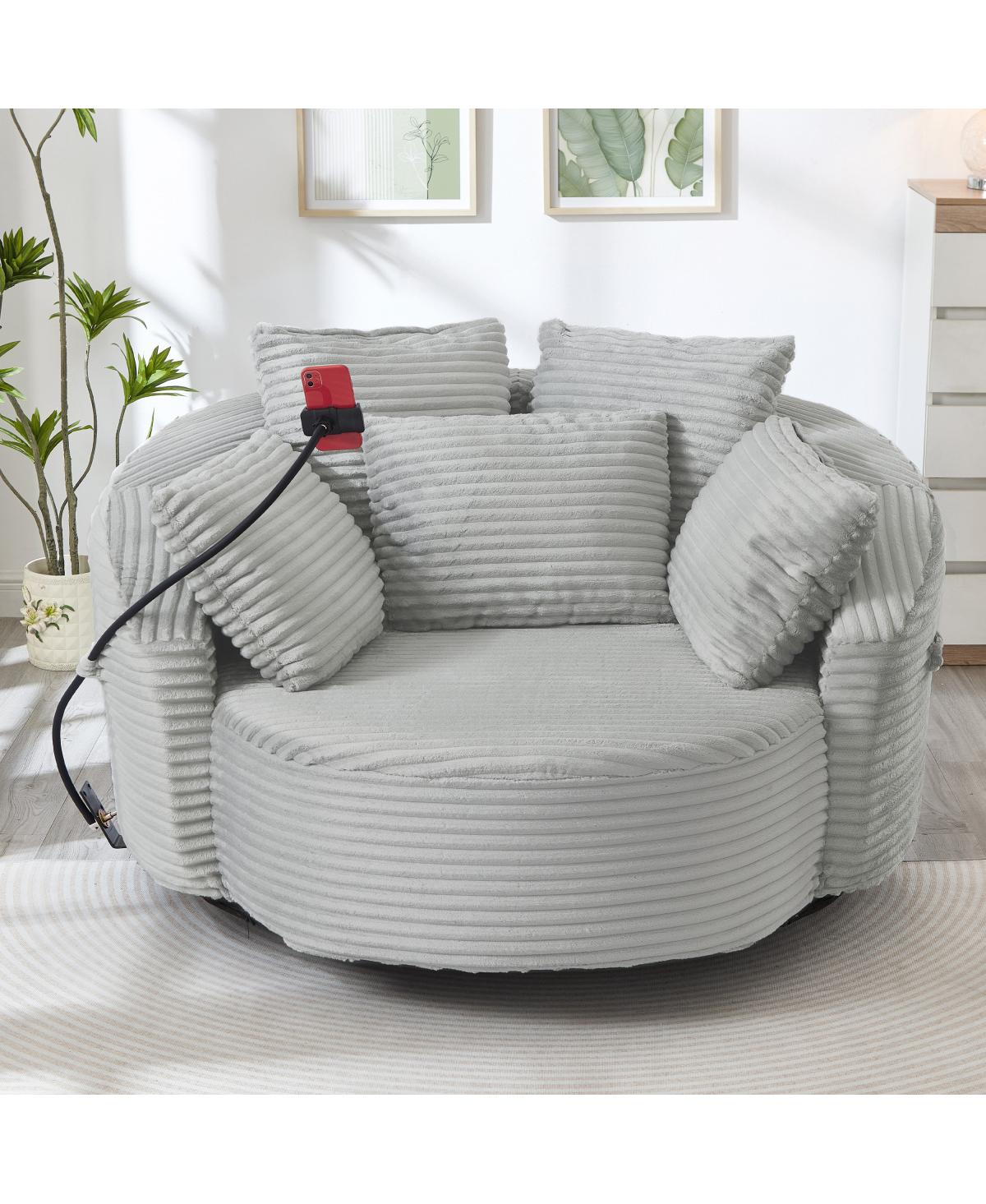 Click here for Streamdale Furniture360° Swivel Corduroy Acce... prices