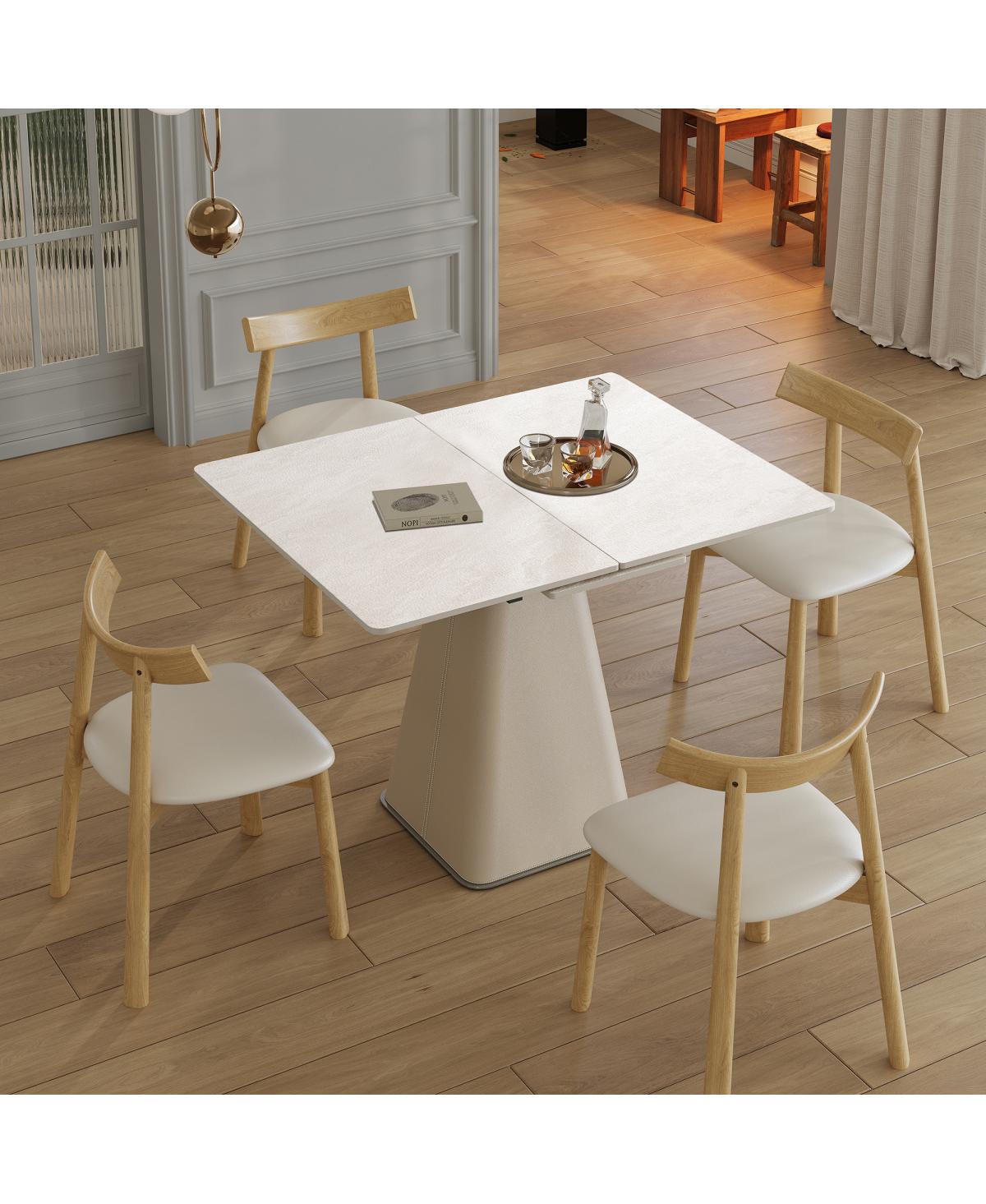 Click here for Streamdale Furniture Retractable Rock Slab Dining... prices
