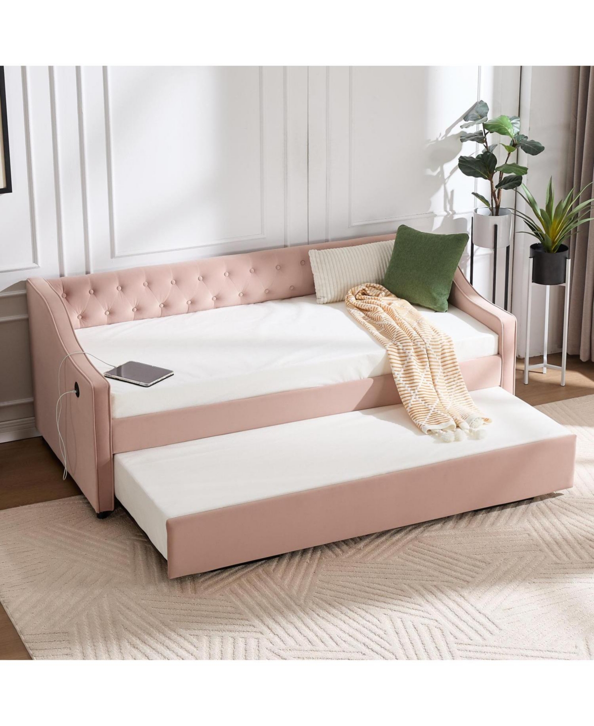 Click here for Streamdale Furniture Twin Upholstered Daybed with... prices