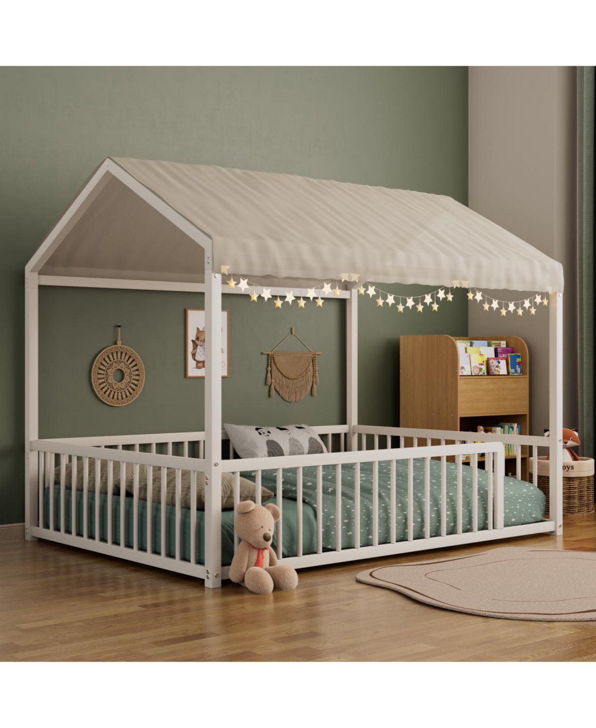 Click here for Streamdale Furniture Montessori Metal House Bed Fr... prices