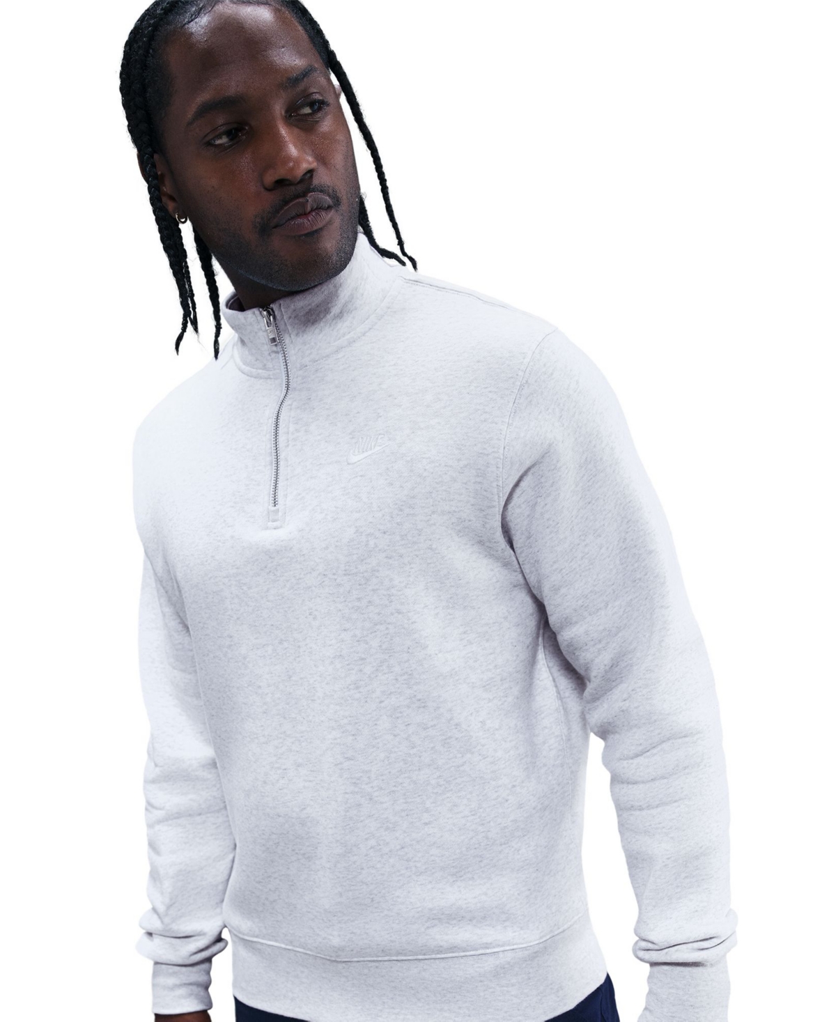 Click here for Nike Mens Sportswear Club Half-Zip Fleece Top - Bi... prices