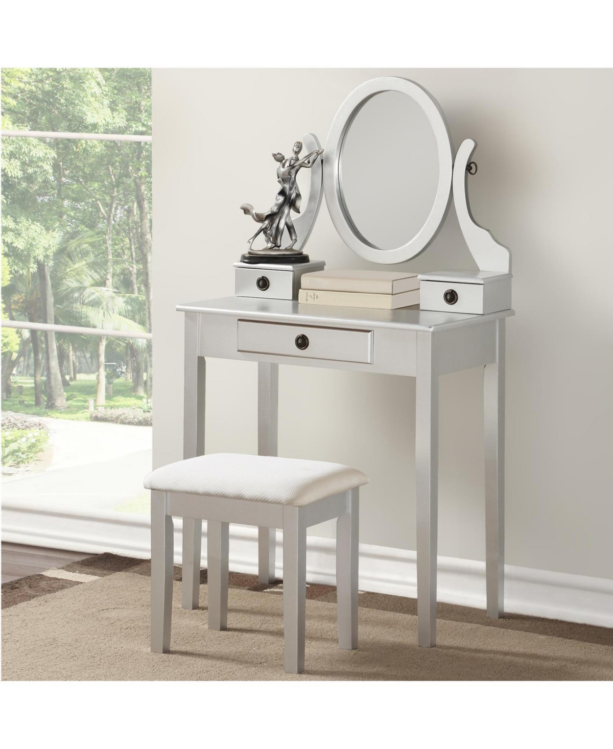 Click here for Streamdale Furniture Moniys Wood Moniya Makeup Van... prices