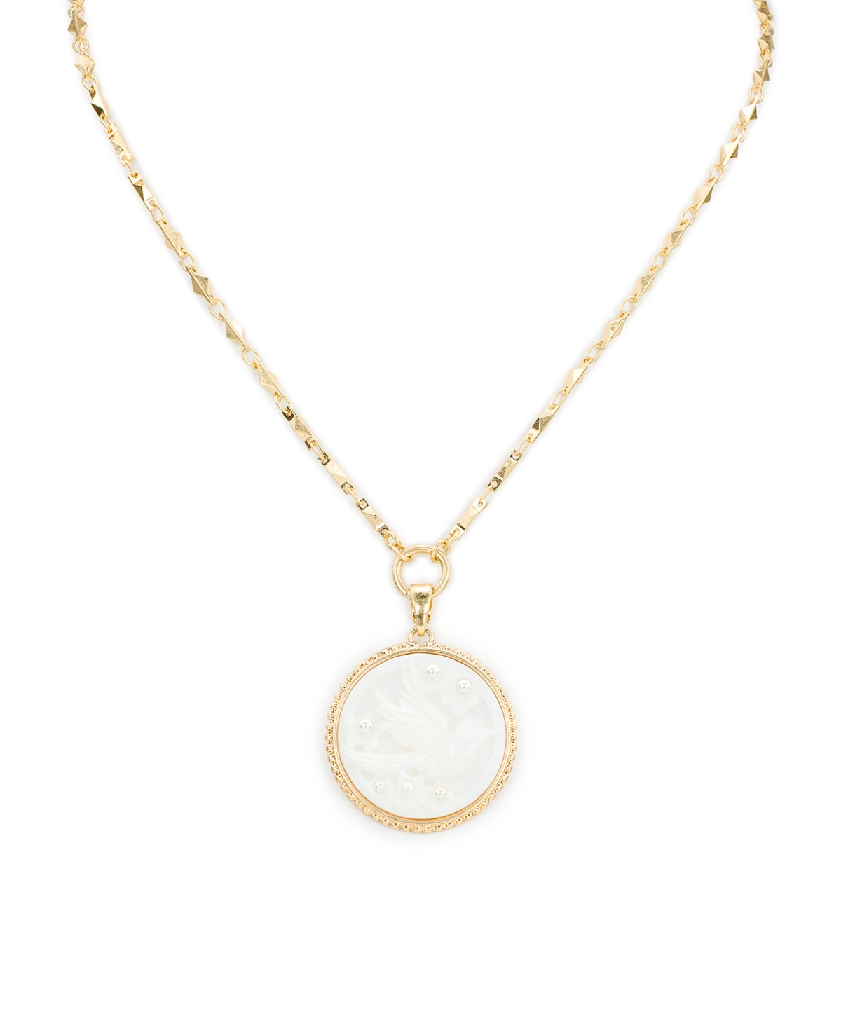 Click here for Patricia Nash Gold-Tone Carved Bird Pendant Neckla... prices