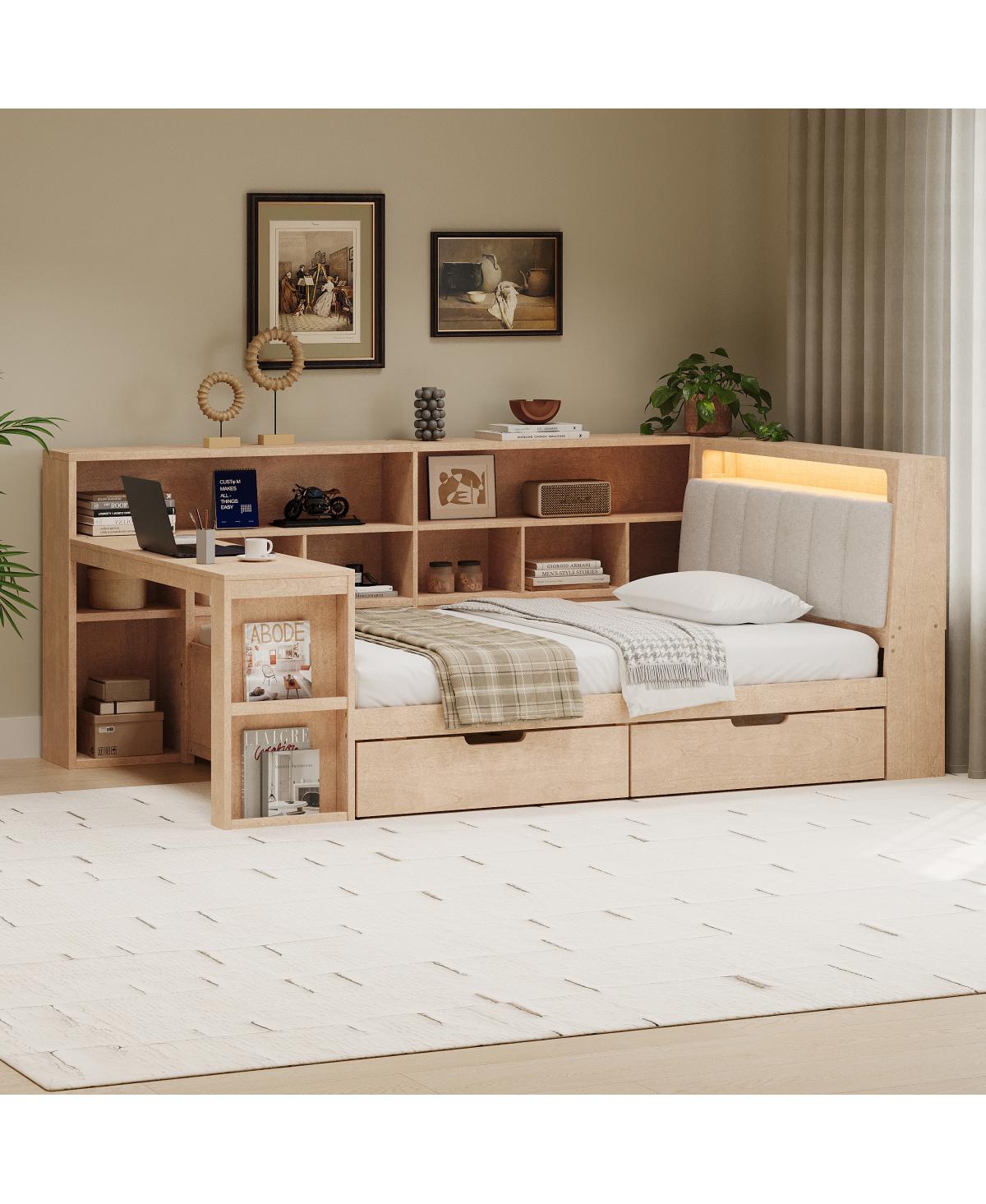 Click here for Streamdale Furniture Full Size L-shaped Wooden Day... prices