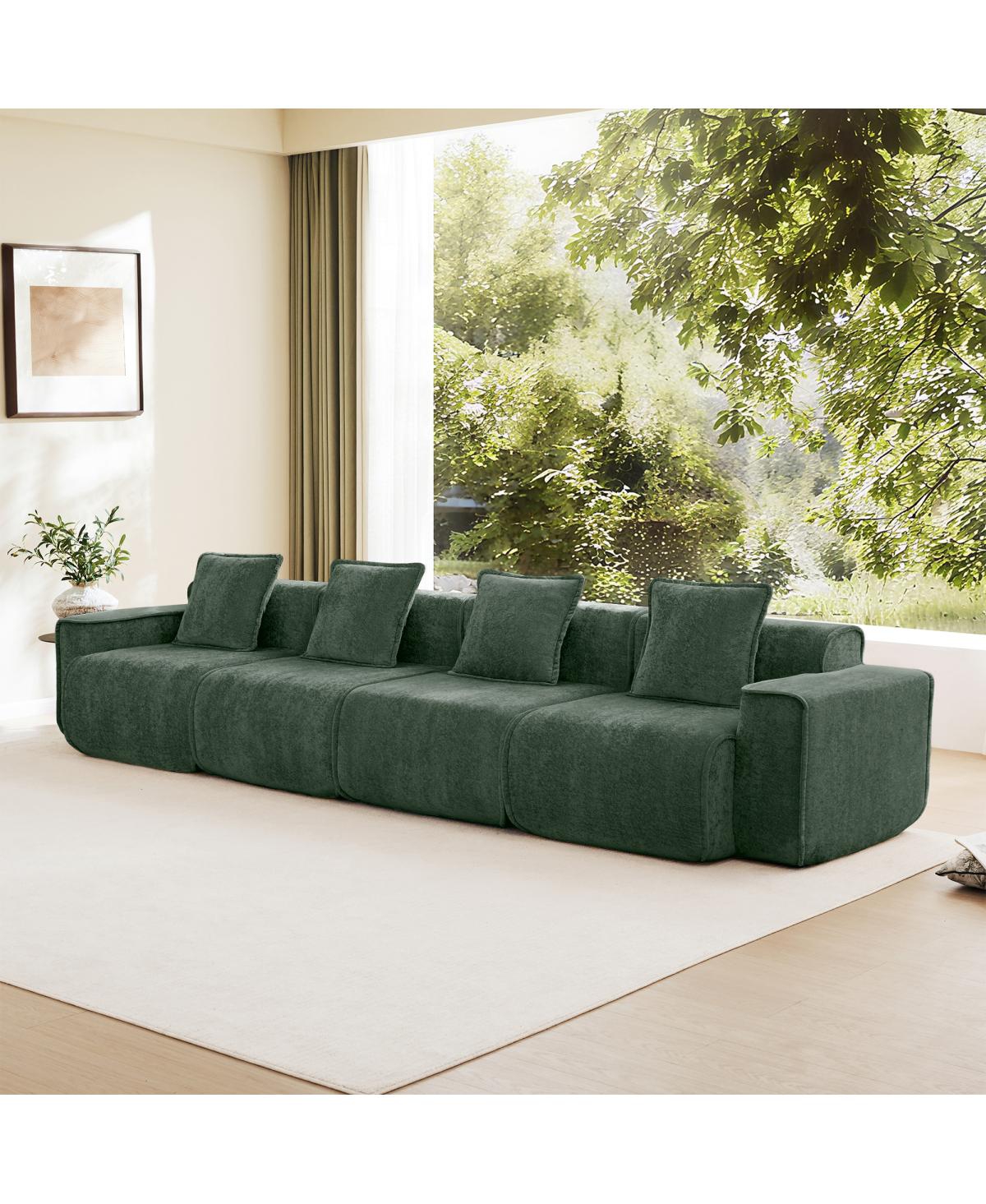 Click here for Streamdale Furniture Deep Seat Modular 4-Seat Bone... prices