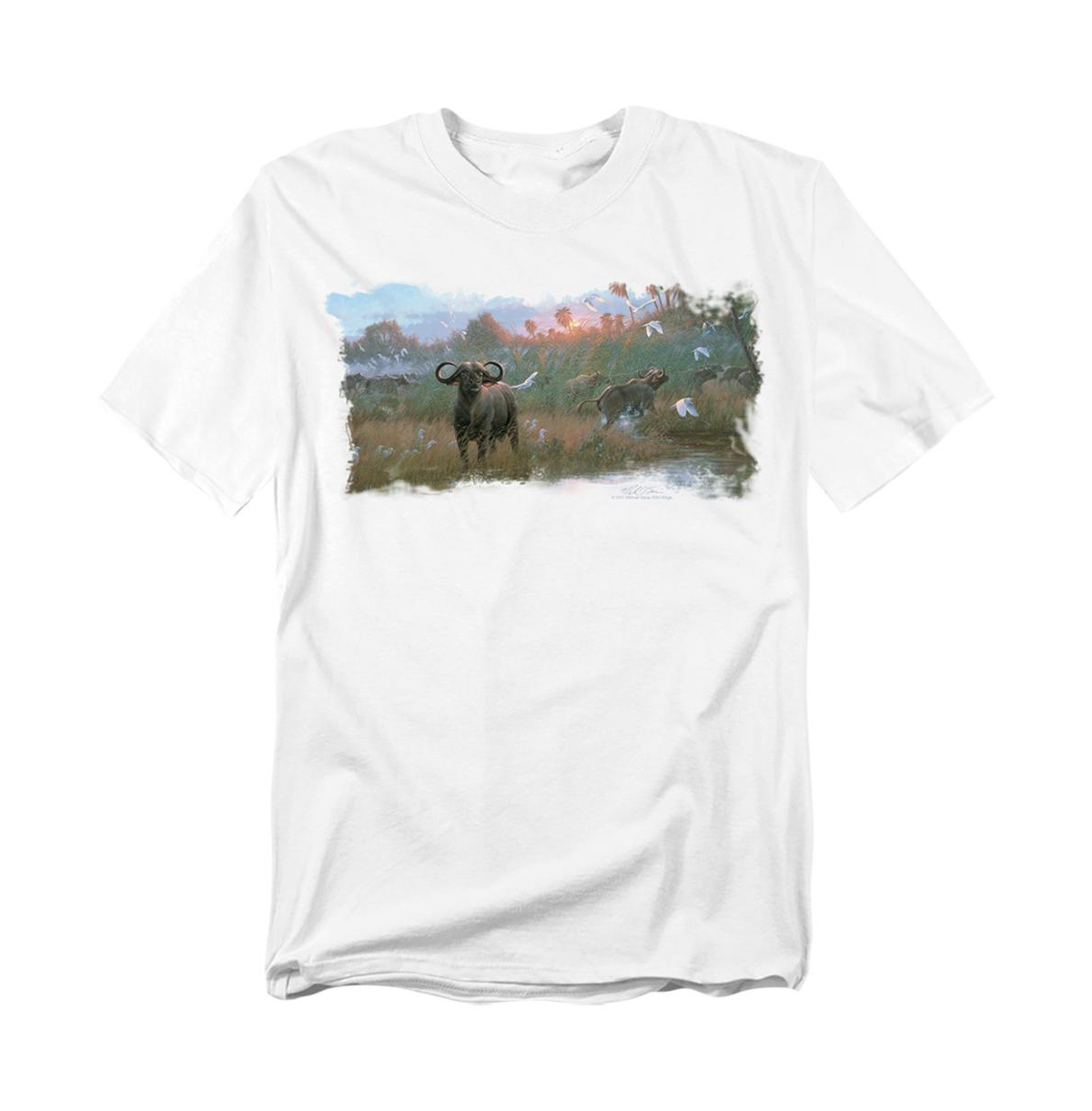 Click here for Wild Wings Mens Wildlife Cape Buffalo T Shirt - Wh... prices