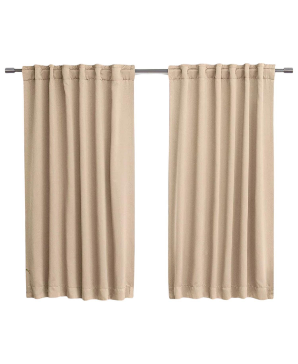 Click here for Slickblue 52x54 Inch Beige Thermal Blackout Curtai... prices