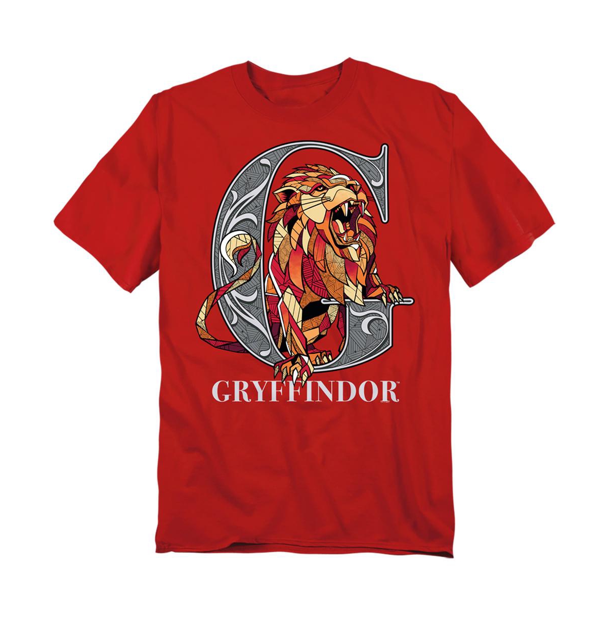 Click here for Harry Potter Mens Mosaic Gryffindor With Lion T Sh... prices