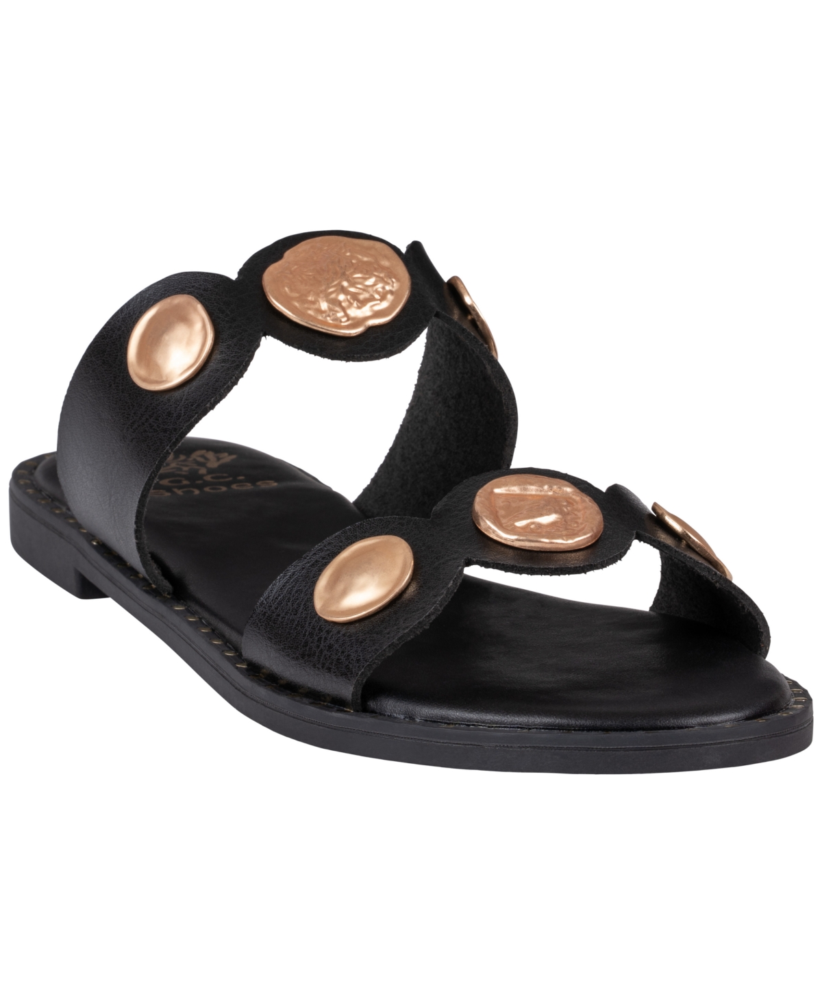 Click here for Gc Shoes Womens Nolah Coin Slip-On Flat Sandals -... prices