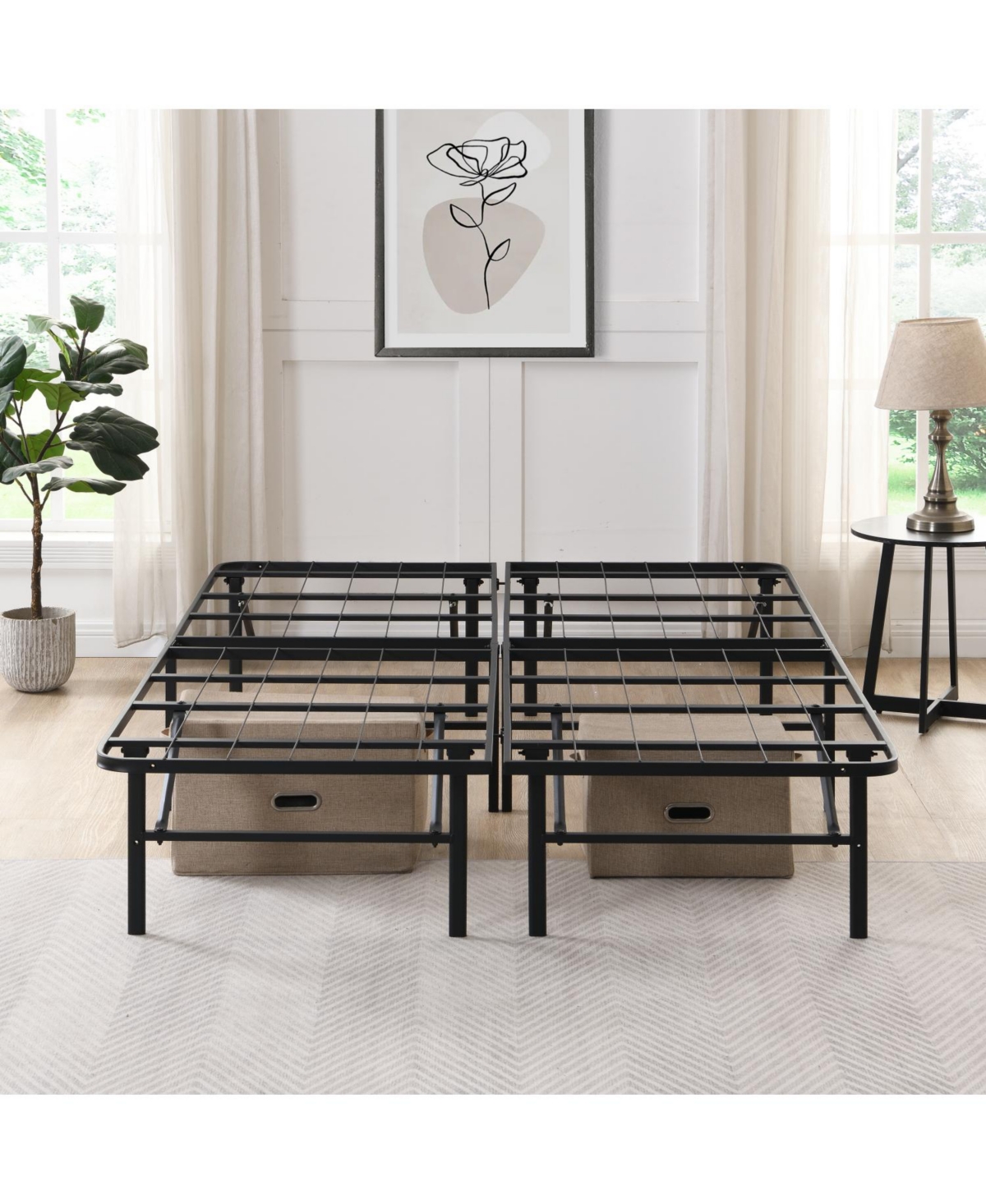 Click here for Streamdale Furniture Queen Metal Folding Bed Frame... prices