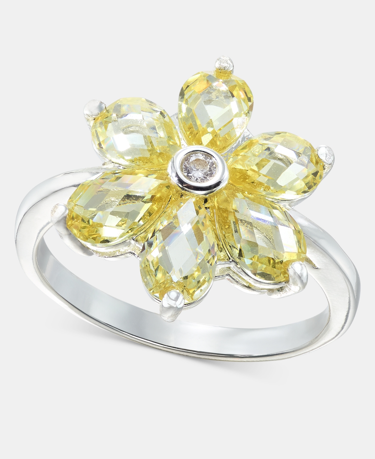 Click here for Charter Club Pave & Color Crystal Flower Statement... prices