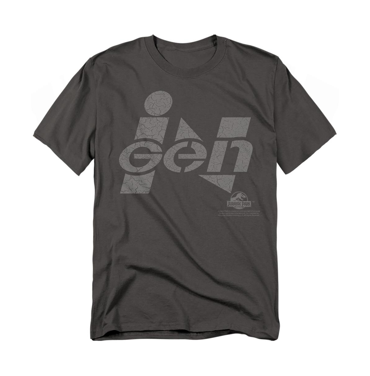Click here for Jurassic Park Mens Ingen Logo T Shirt - Charcoal prices