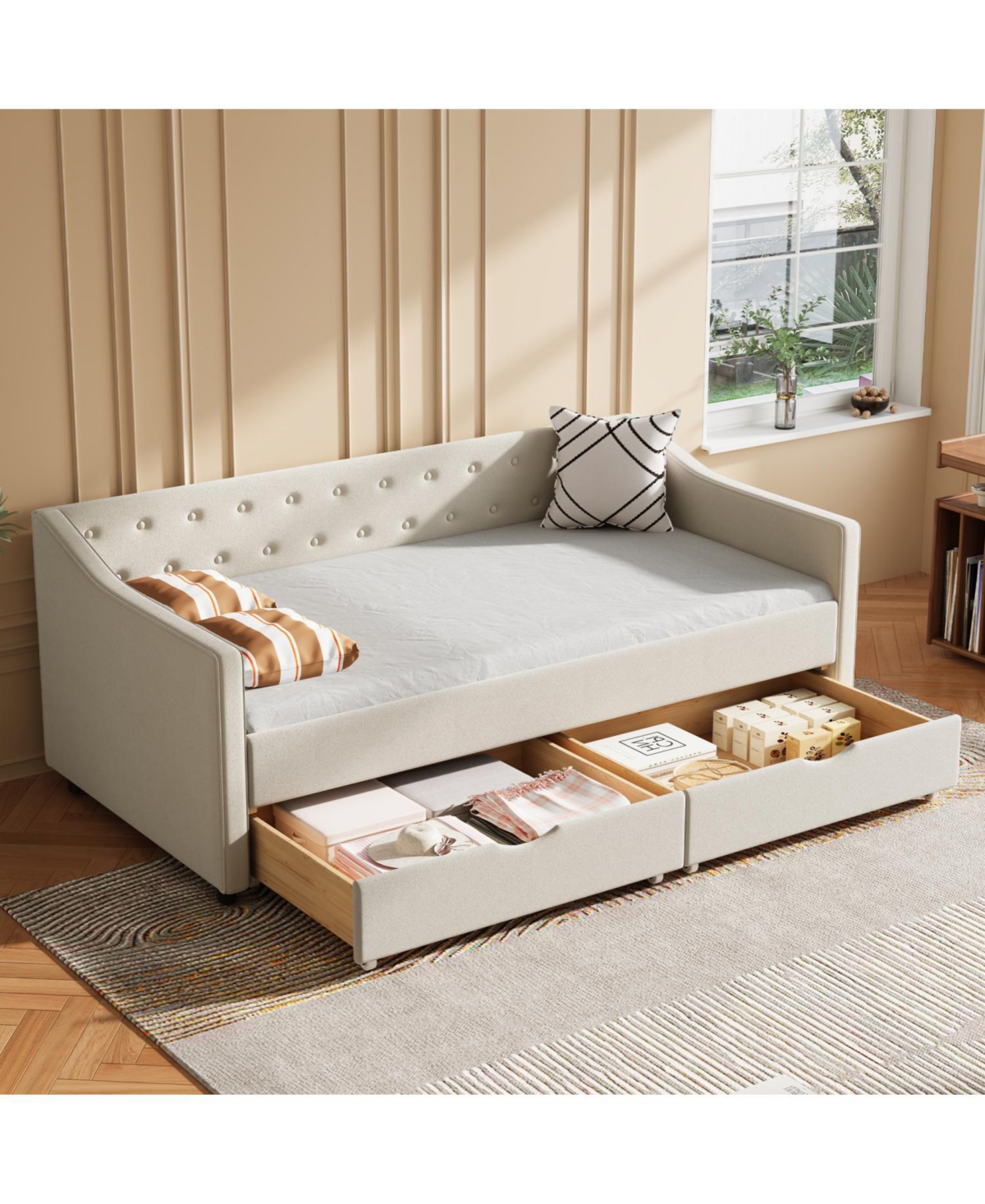 Click here for Streamdale Furniture Twin Daybed with Drawers  Tuf... prices