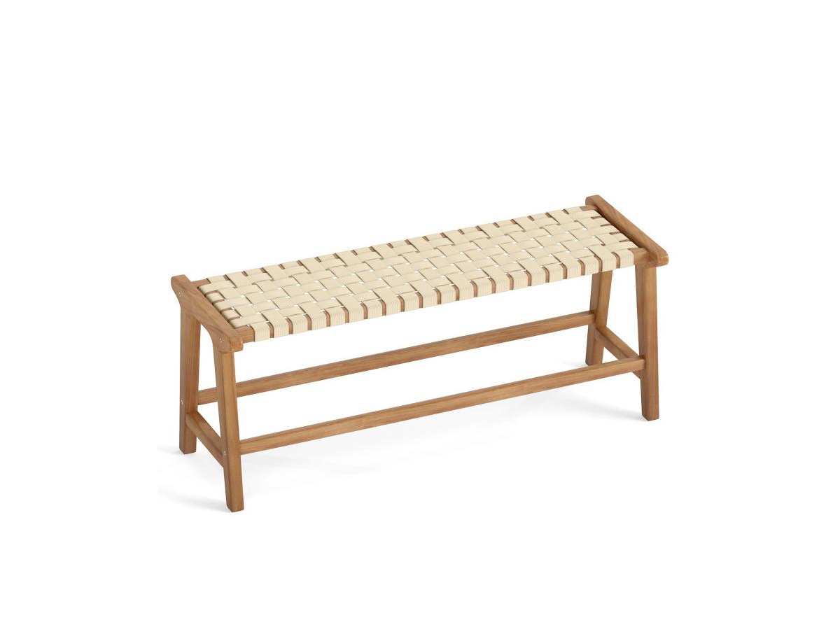Click here for Slickblue 47" Teak Wood Patio Bench with Wove... prices