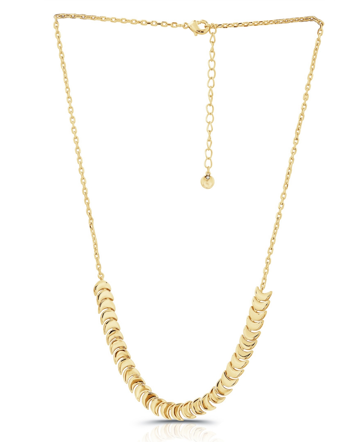 Click here for And Now This Moon Look Necklace - Gold prices