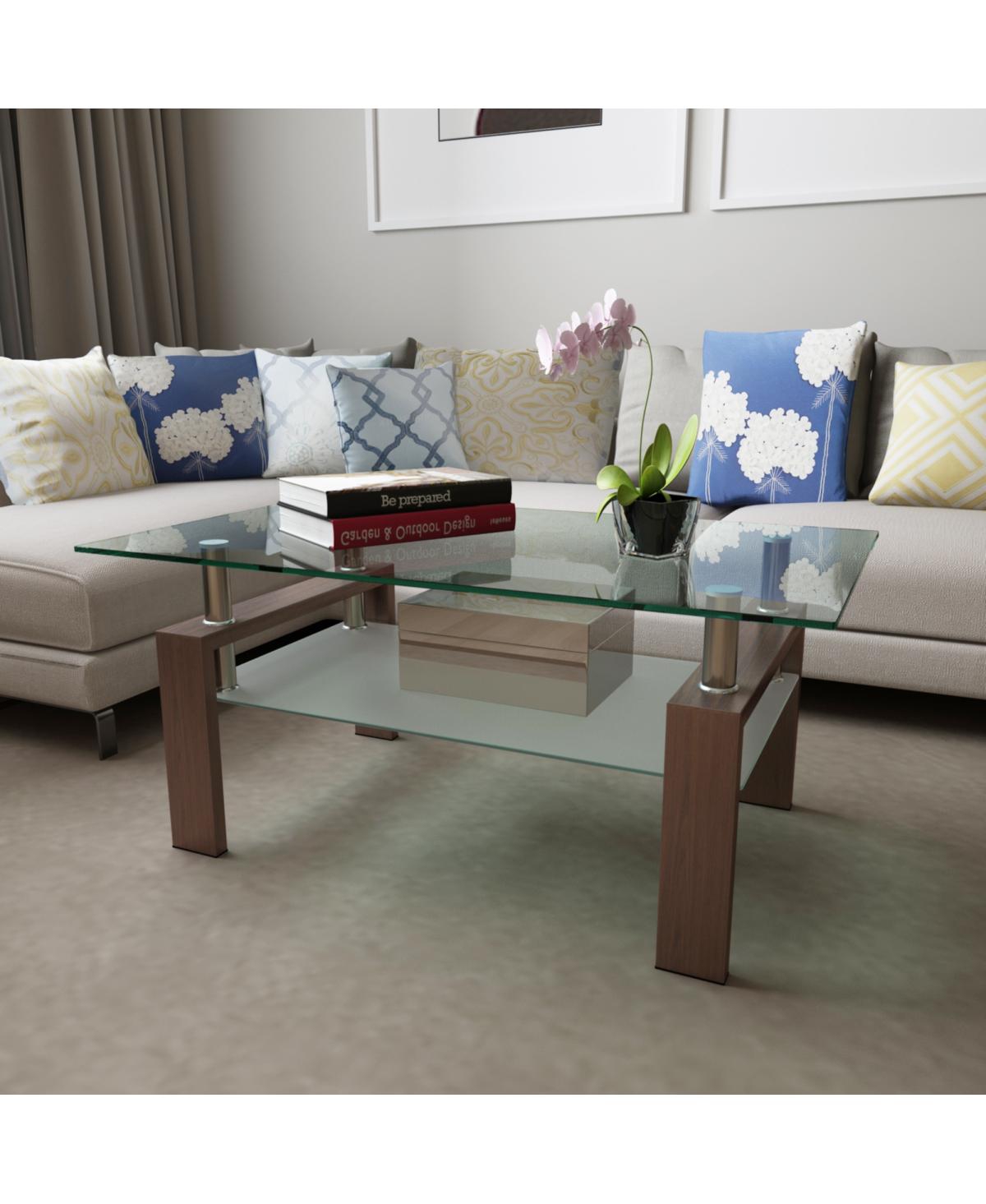 Click here for Streamdale Furniture Rectangle Glass Coffee Table... prices