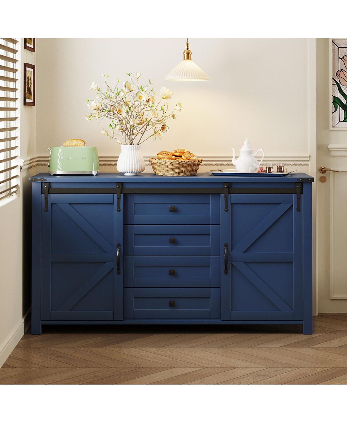 Click here for Streamdale Furniture 55.1-Inch Farmhouse Sideboard... prices