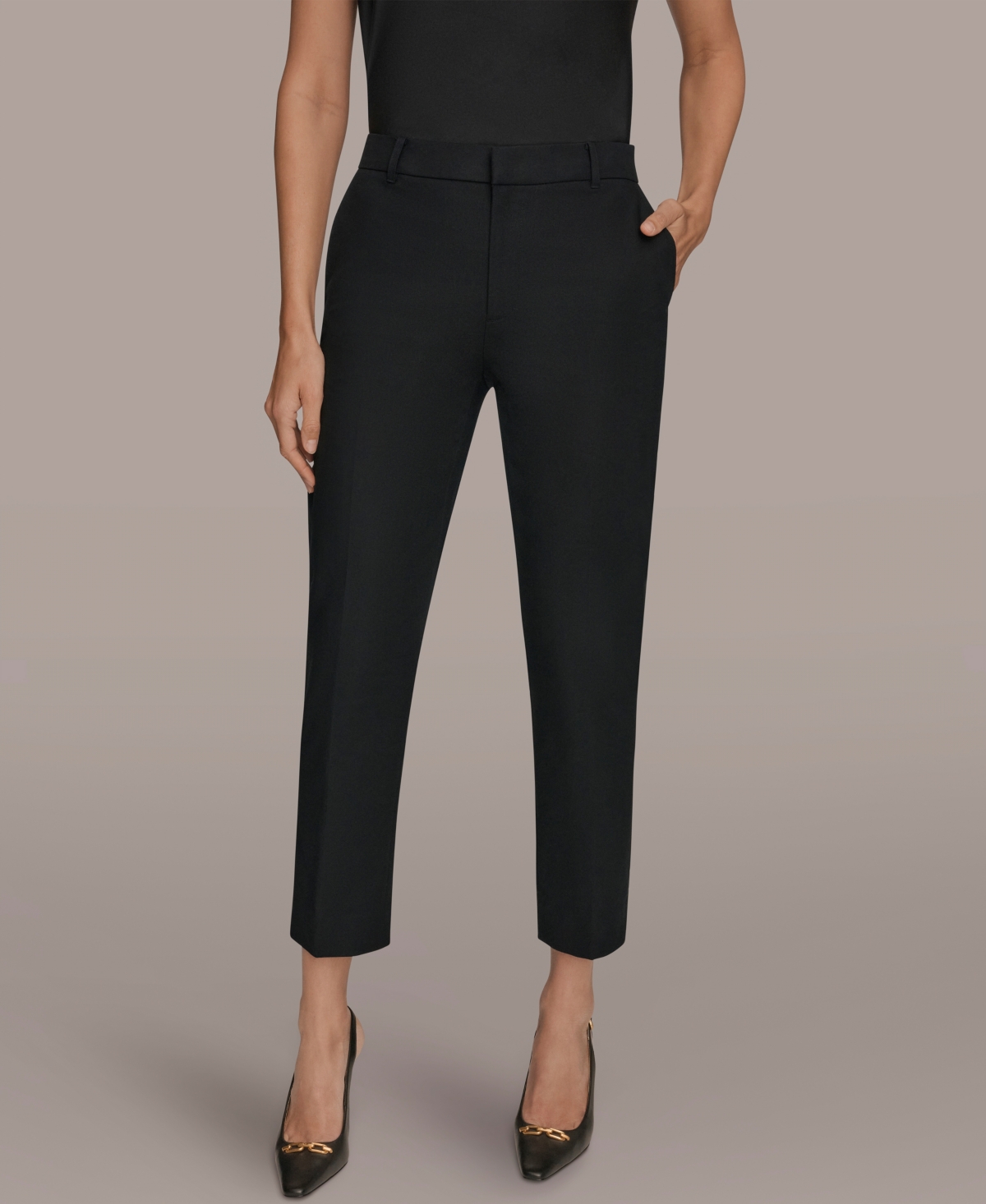 Click here for Donna Karan New York Womens Flat-Front Stretch Dou... prices