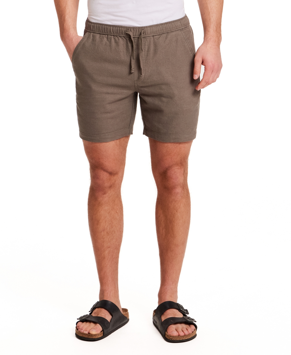 Click here for Weatherproof Vintage Mens Regular-Fit Linen Shorts... prices
