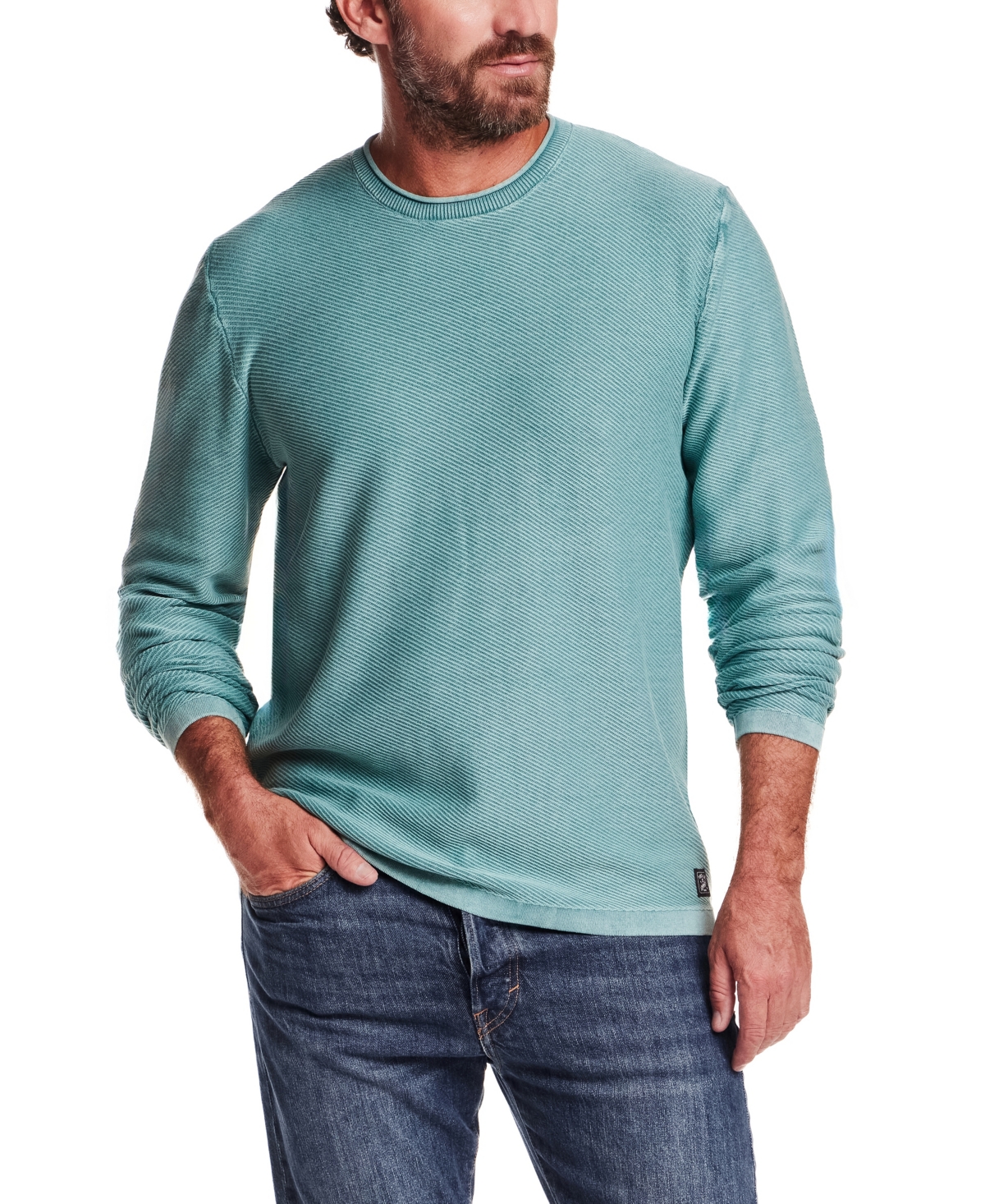 Click here for Weatherproof Vintage Mens Long Sleeve Crewneck Twi... prices