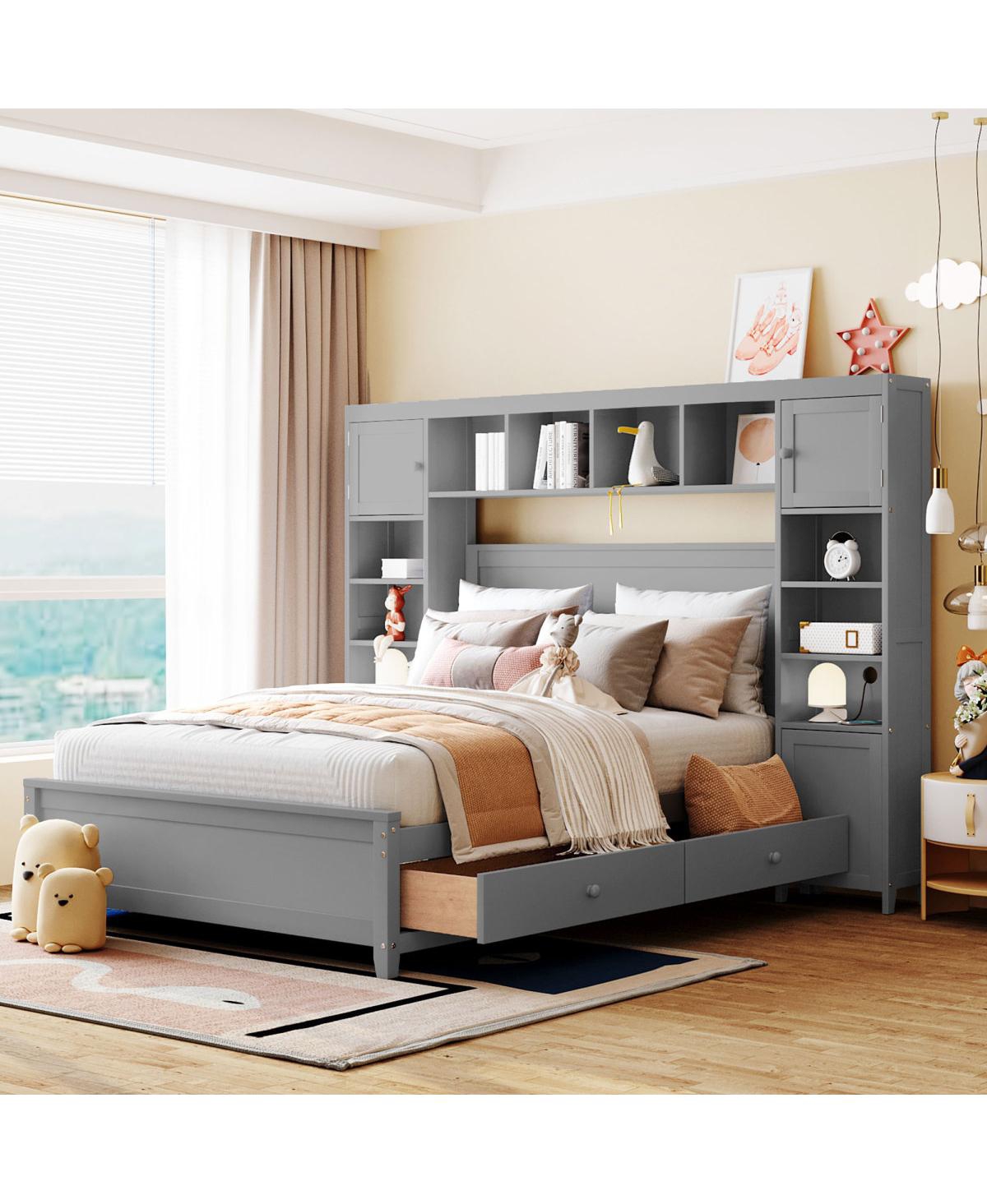 Click here for Streamdale Furniture Full Size Wooden Bed With All... prices