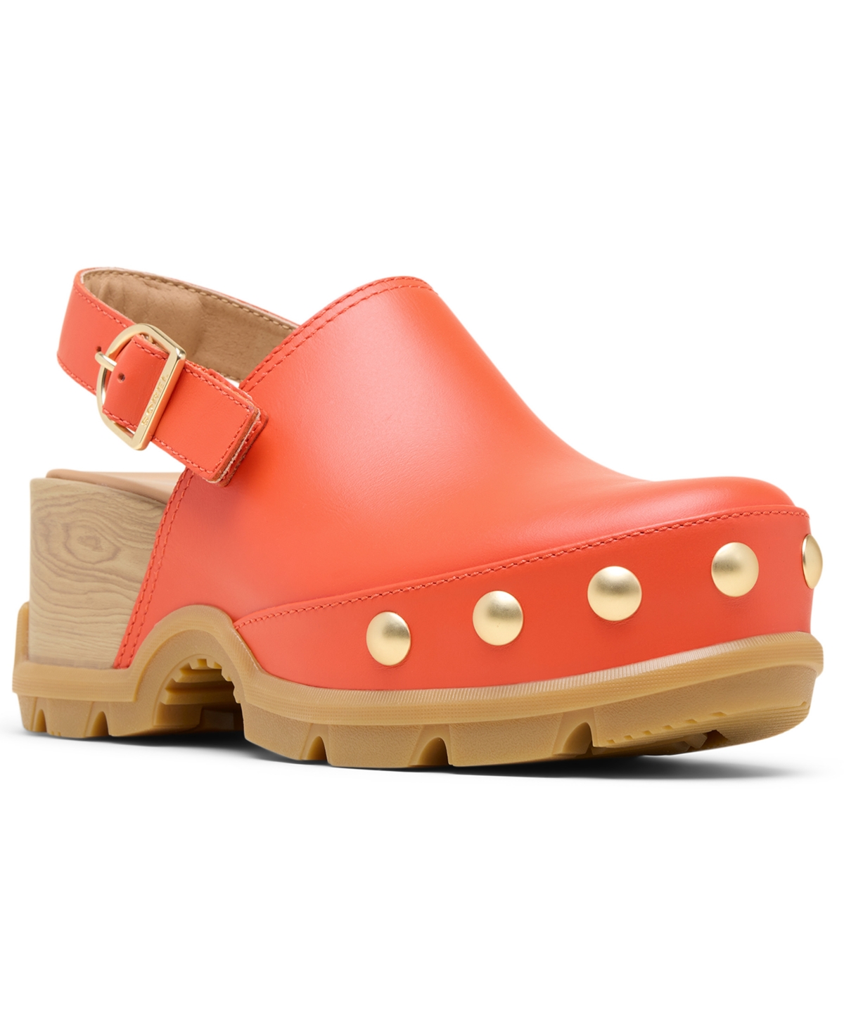 Click here for Sorel Womens Roamn Studded Slip On Clogs - Crimson... prices