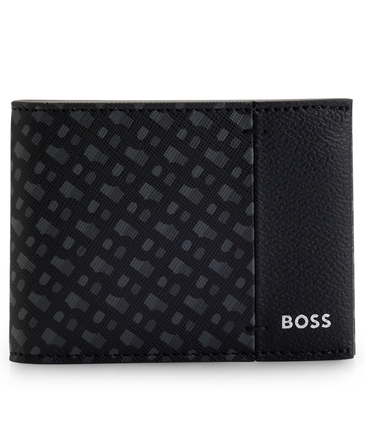 Click here for Hugo Boss Mens Zair Monogram Wallet - Black prices