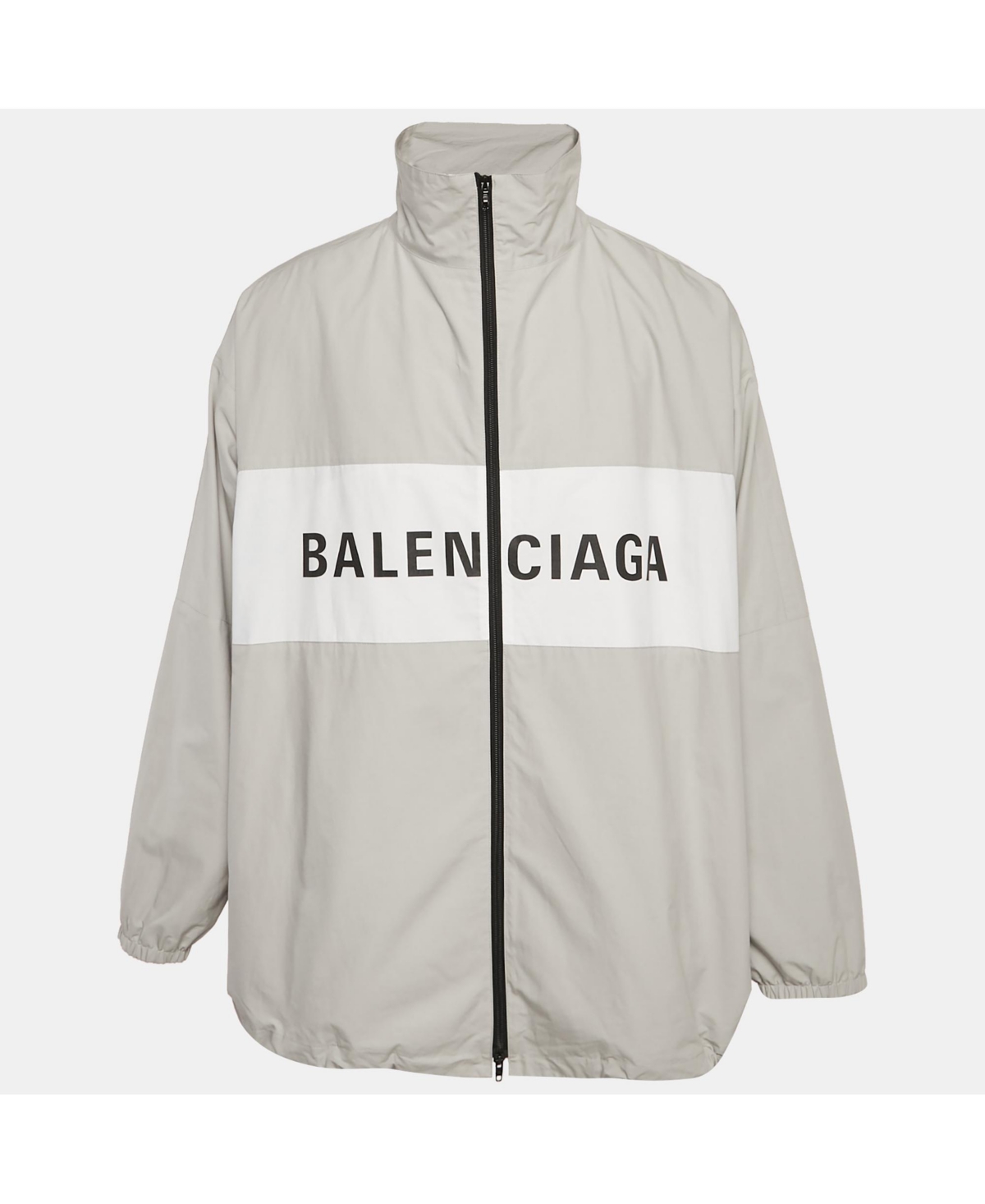 Click here for Pre-Owned Balenciaga Mens Unisex Grey Logo Print O... prices