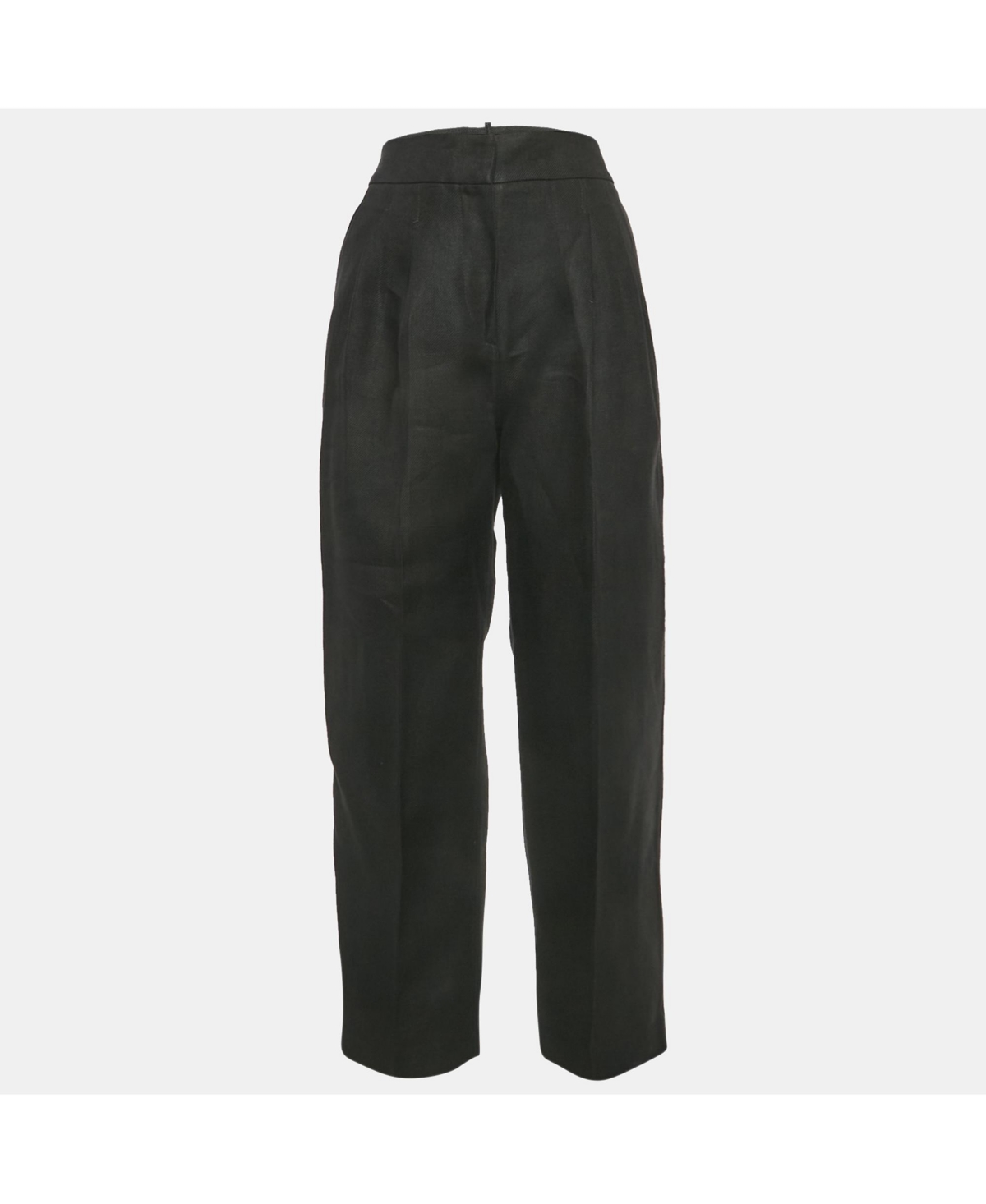 Click here for Pre-Owned Brunello Cucinelli Womens Black Linen Dr... prices