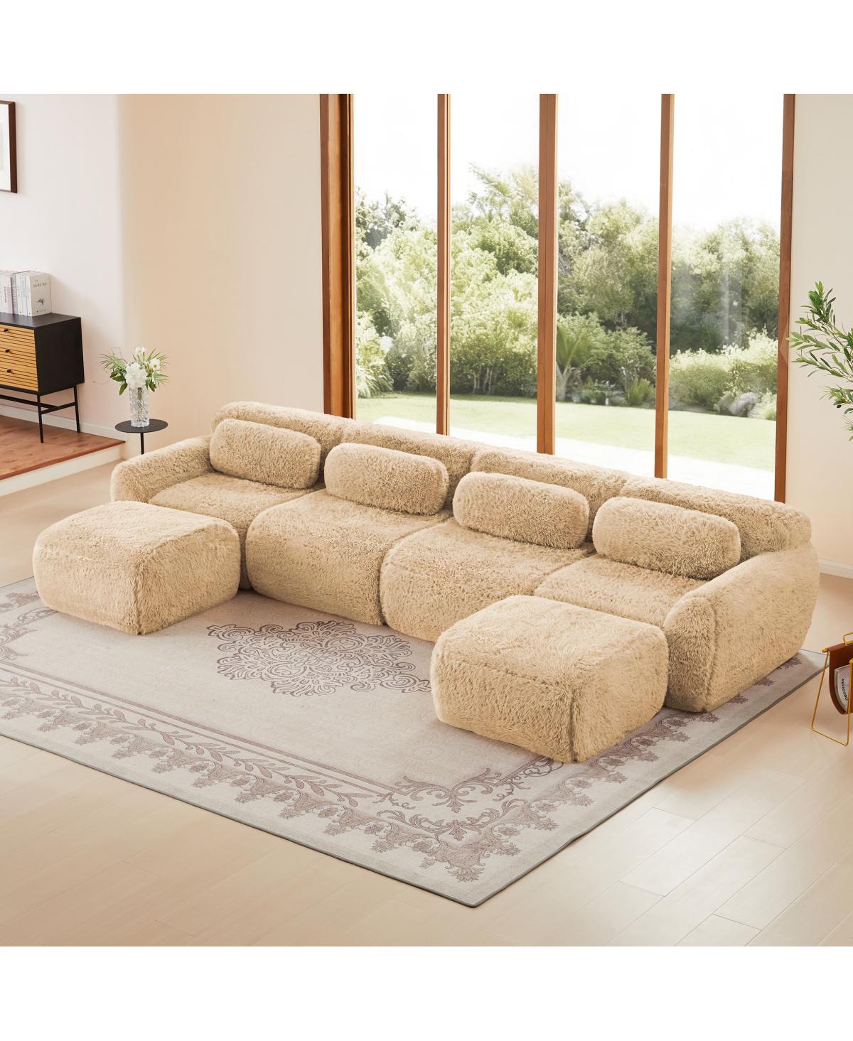 Click here for Streamdale Furniture U-shaped Boneless Sofa  32D H... prices