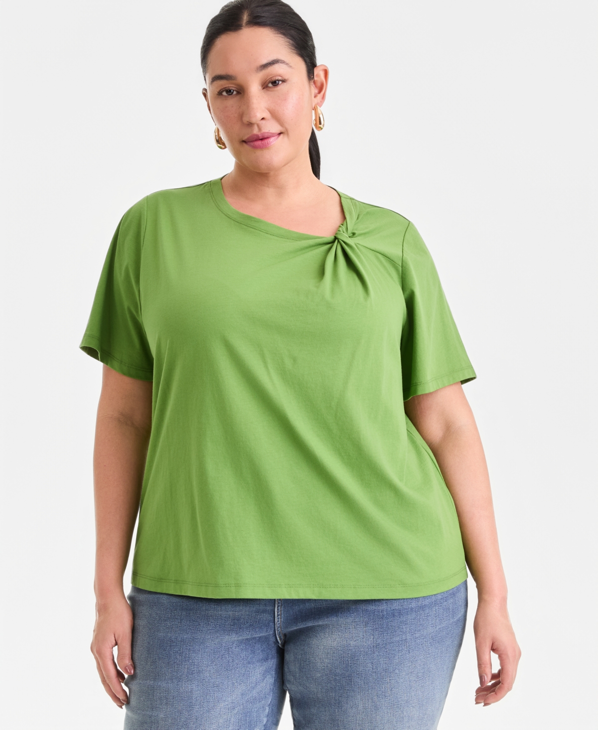 Click here for I.n.c. International Concepts Plus Size Cotton Sho... prices