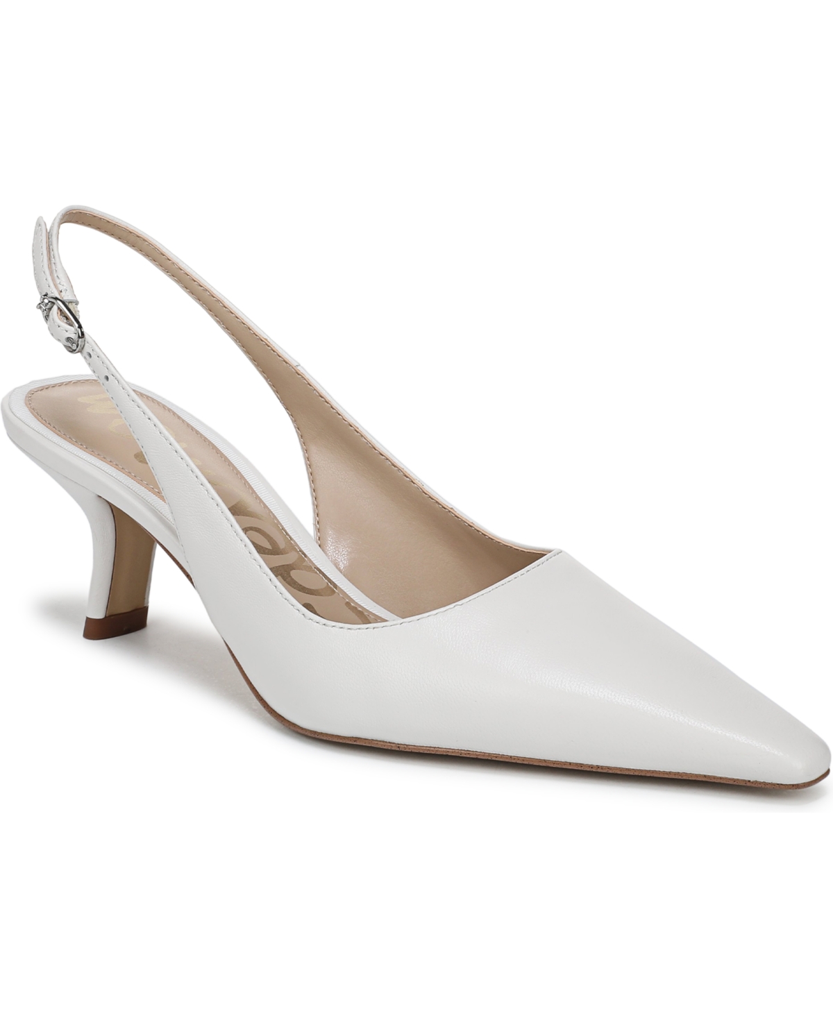 Click here for Sam Edelman Womens Bianka Slingback Kitten-Heel Pu... prices