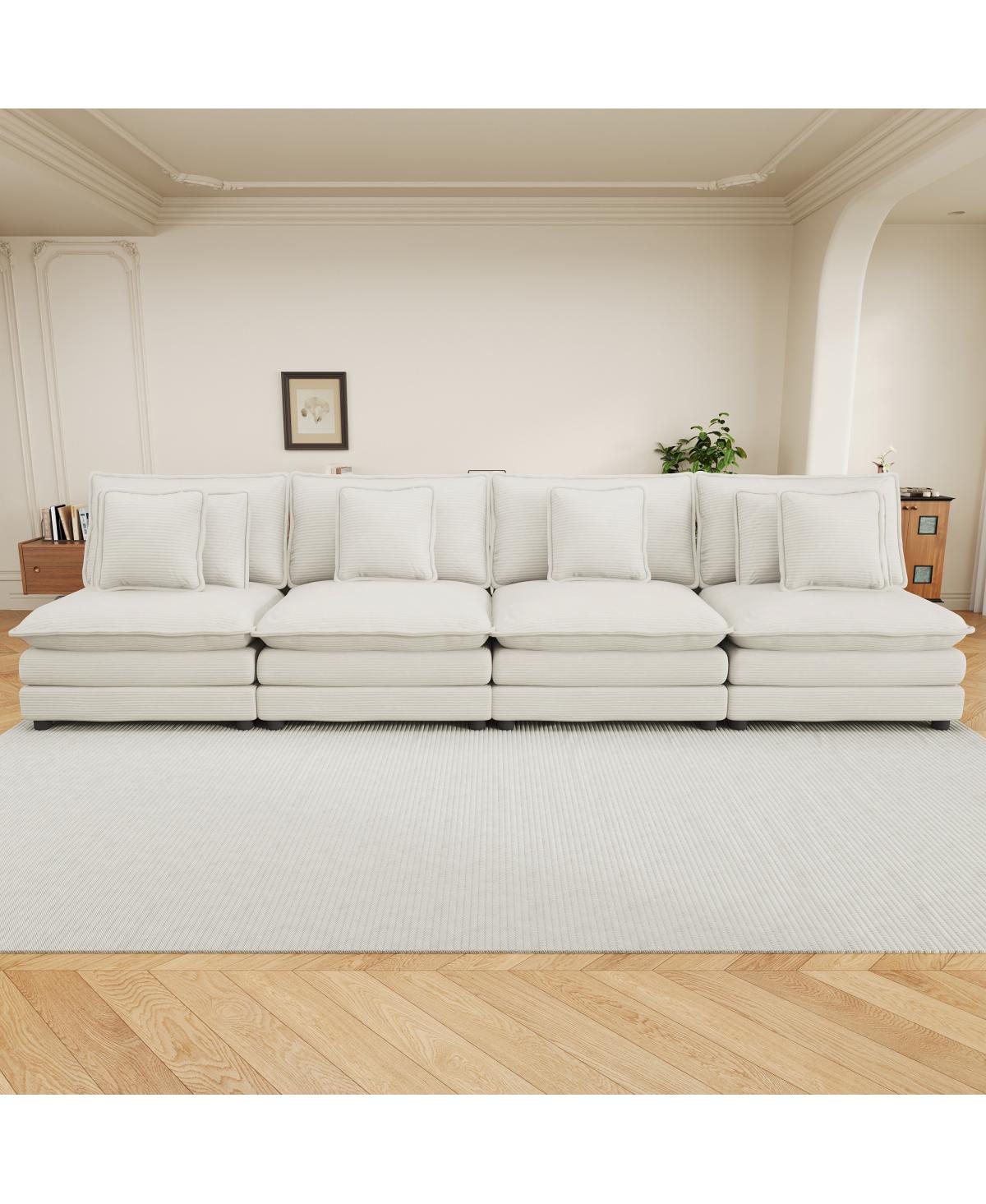 Click here for Streamdale Furniture Modern Corduroy Modular Sofa... prices