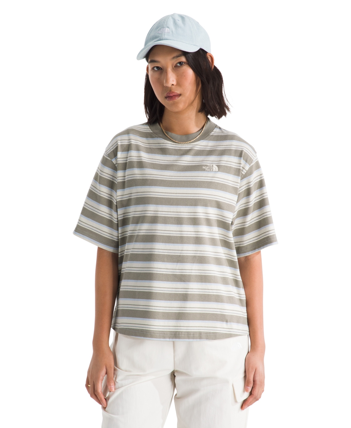 Click here for The North Face Womens Stripe Short Sleeve T-Shirt... prices