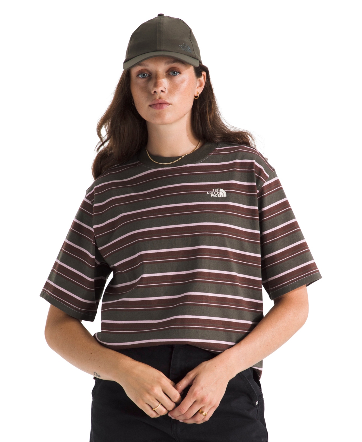 Click here for The North Face Womens Stripe Short Sleeve T-Shirt... prices