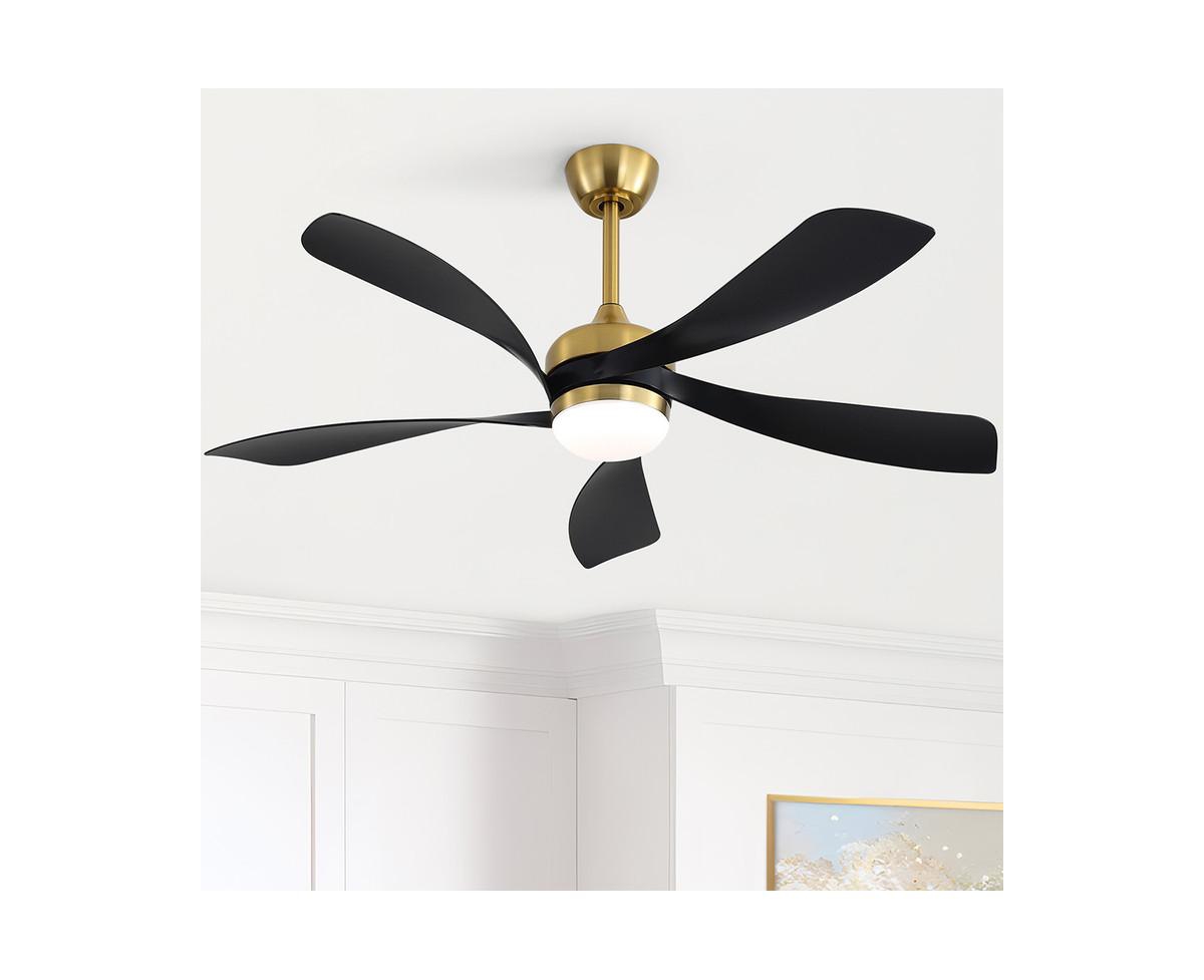 Click here for Sofucor 52-inch Modern Gold 5-Blade Ceiling Fan wi... prices