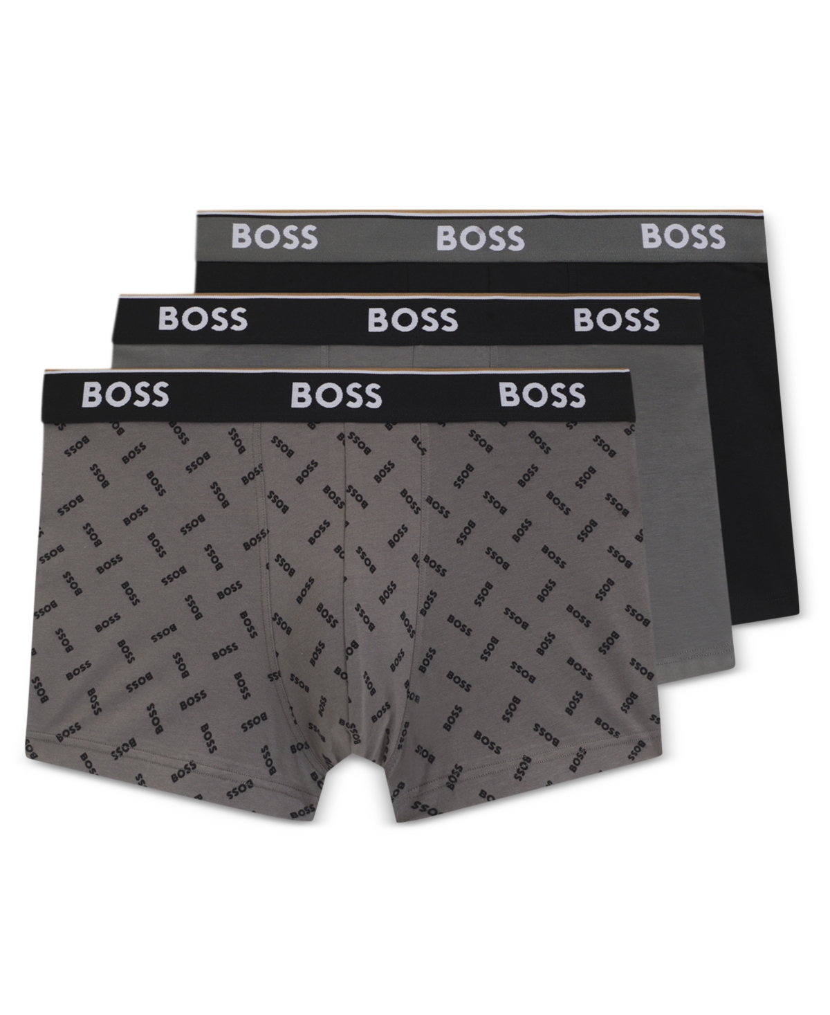 Click here for Boss by Hugo Boss Mens 3-Pack Power Trunk Underwea... prices